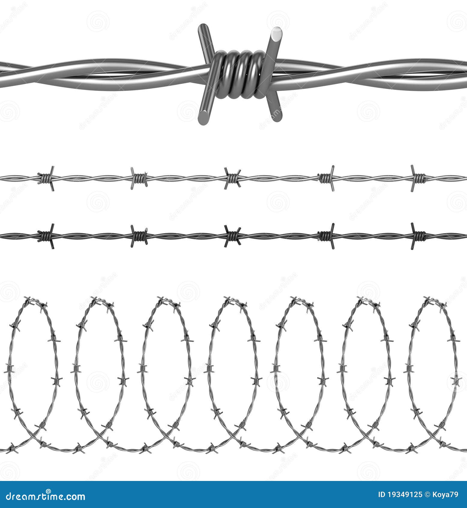 Seamless Barbed Wire Pattern Cartoon Vector | CartoonDealer.com #14369535