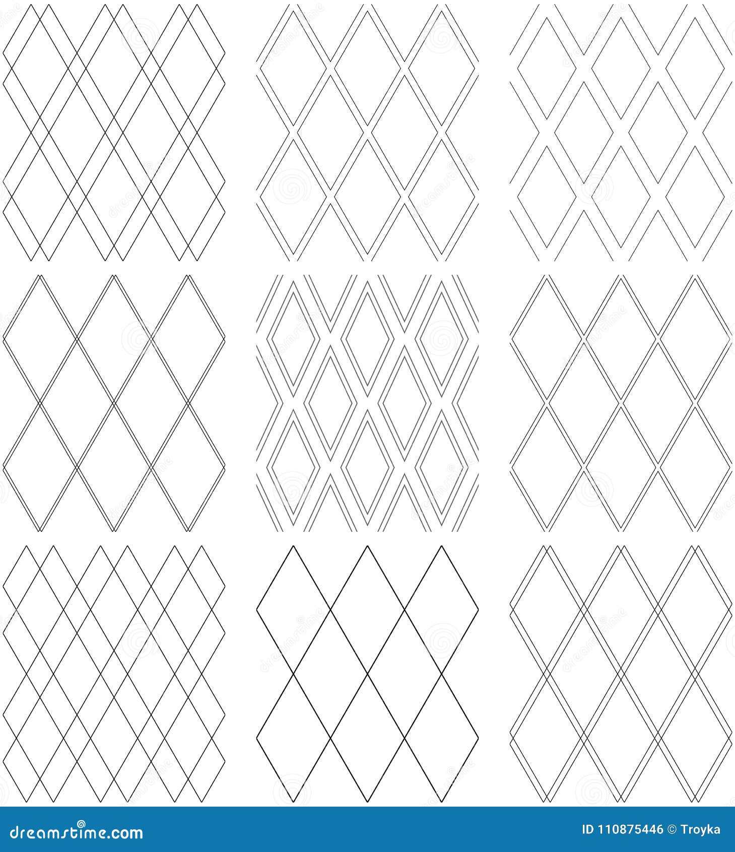 Seamless Diamonds Patterns. Geometric Textures Stock Vector ... Seamless Diamonds Patterns. Geometric Textures Stock Vector ...