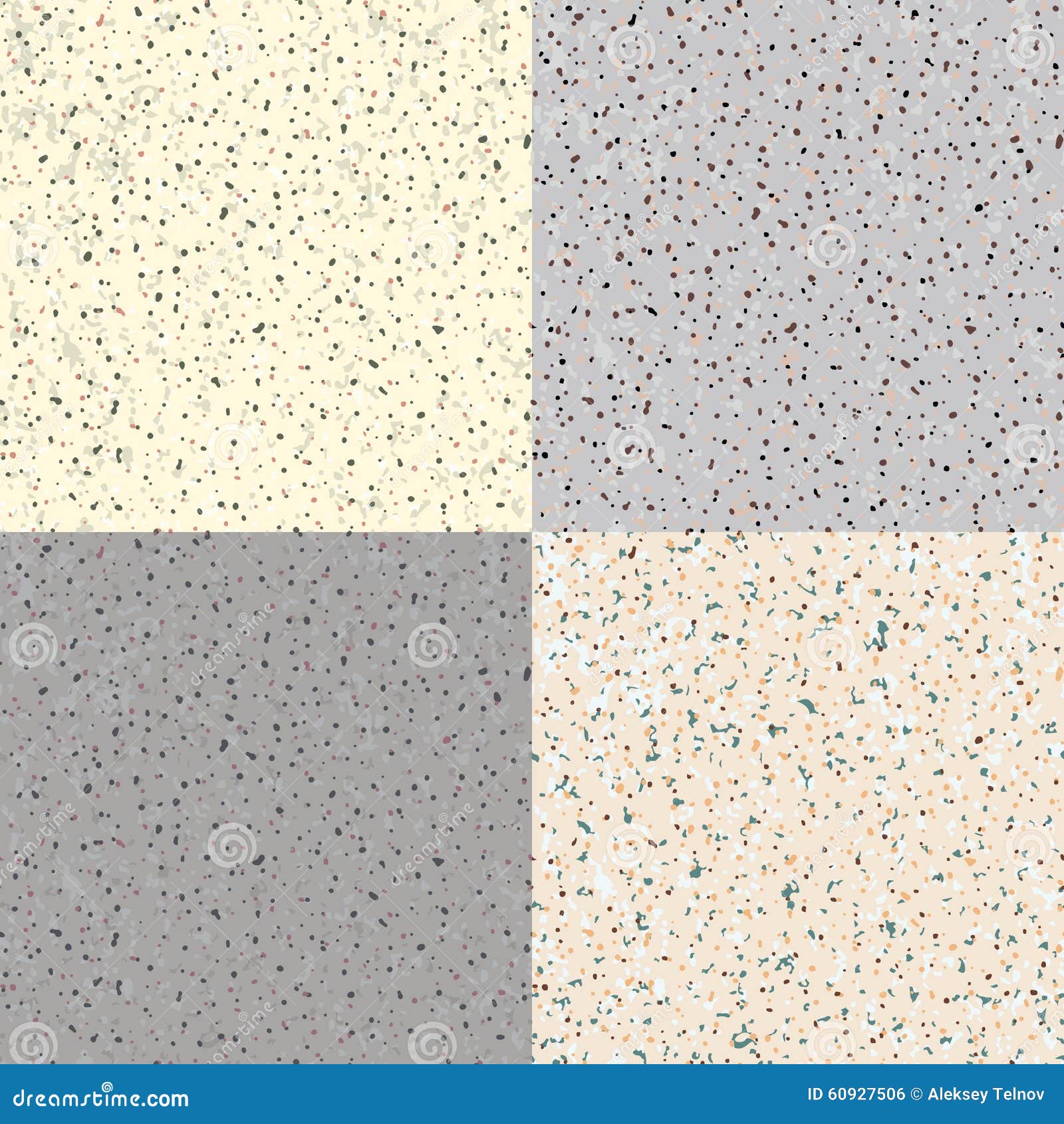 Set Seamless Flecked Stone Texture Stock Vector - Illustration of noise ...