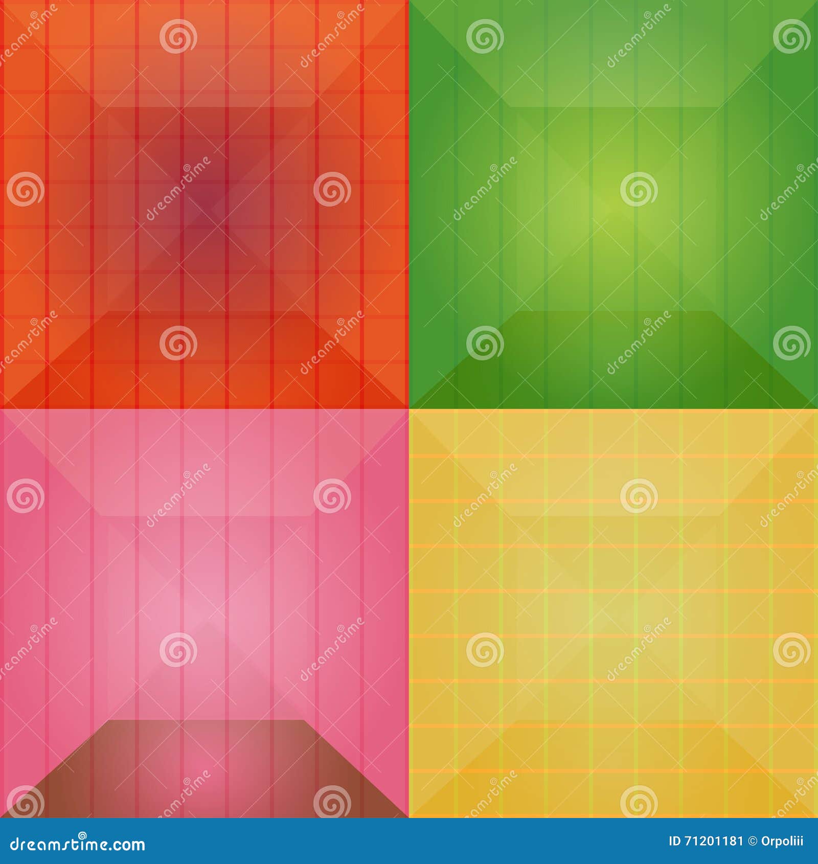 Set of Seamless Geometric Pattern Pink. Vector Illustration Stock ...