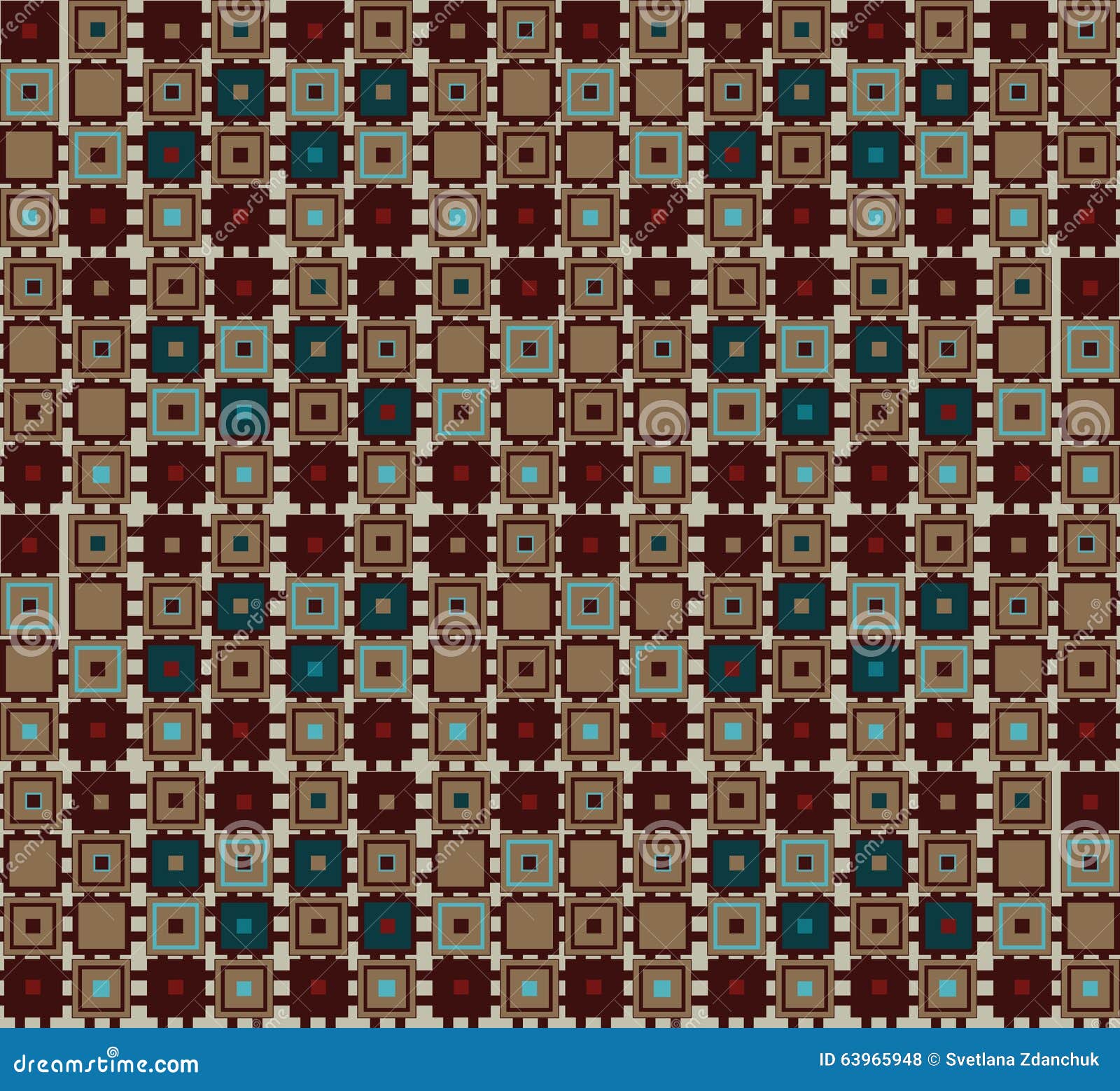 Set of Seamless Geometric Square Patterns Stock Vector - Illustration ...