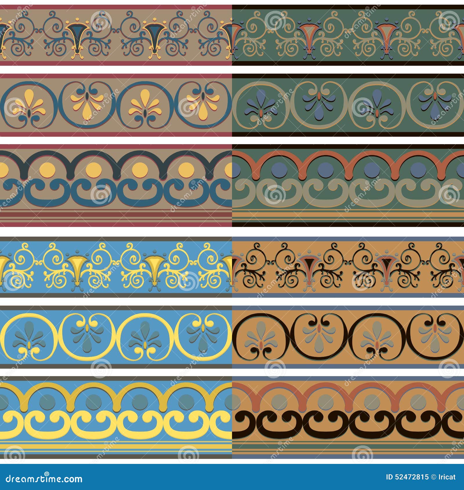 Seamless Greek Patterns Stock Illustrations – 2,162 Seamless Greek ...