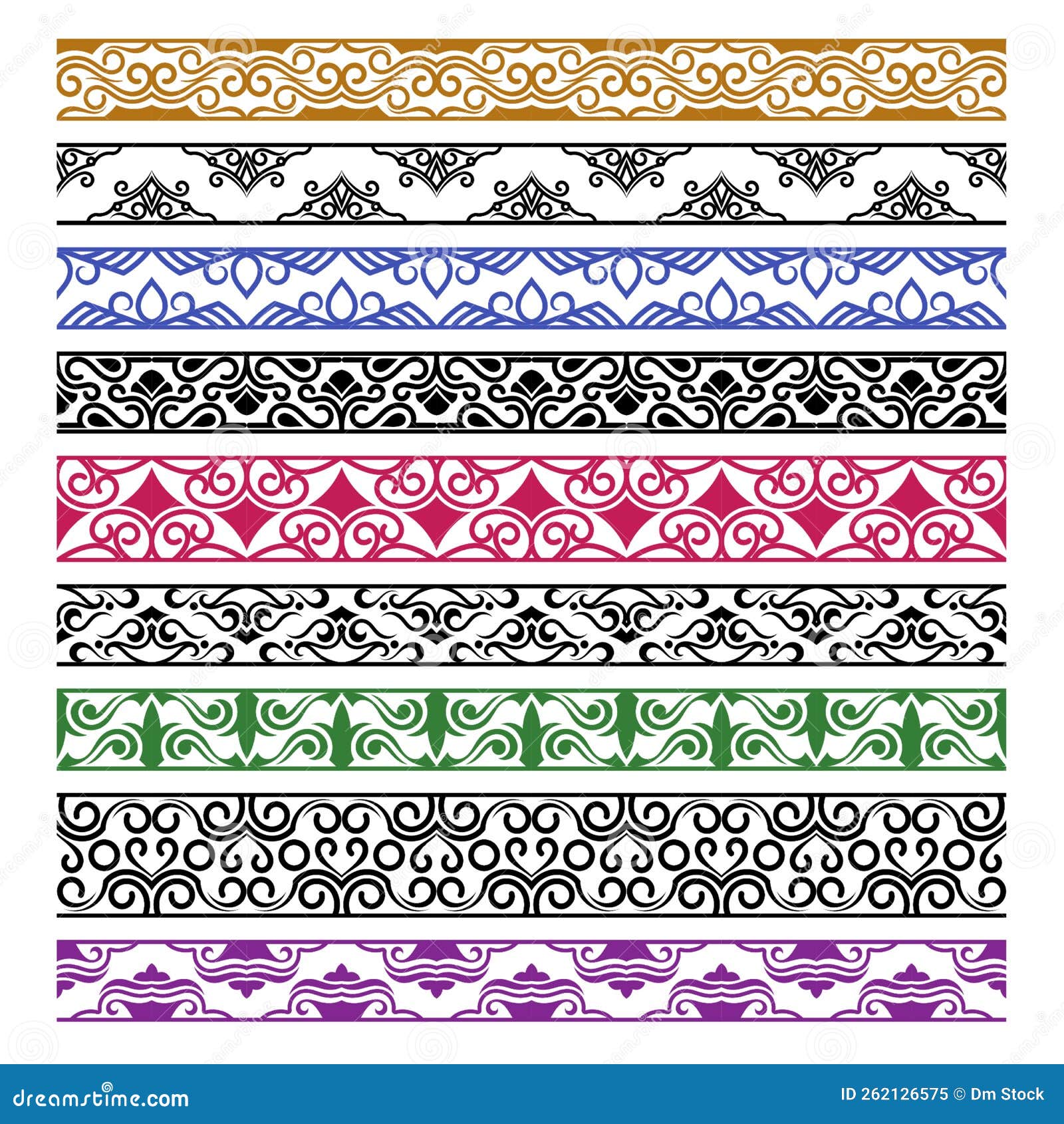 Seamless Pattern.ethnic Traditional.frame Vector.border Certificate ...
