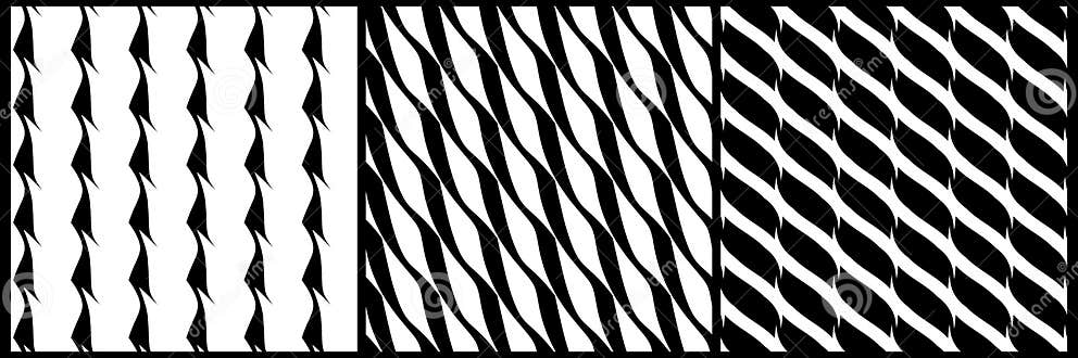 Set of 3 Seamless Pattern, Texture Vector Stock Vector - Illustration ...