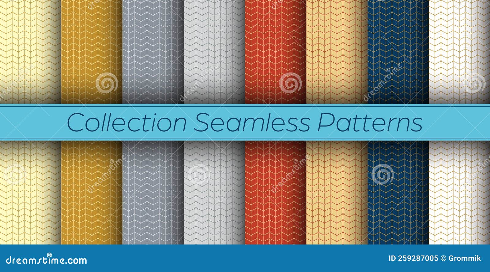 A Set of Seamless Patterns for Backgrounds, Banners, Advertising and ...