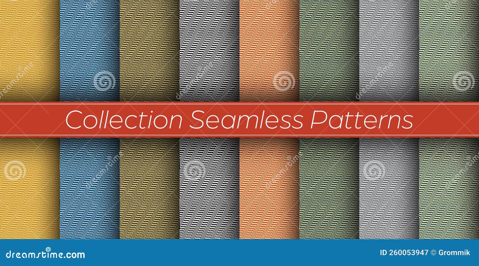 A Set of Seamless Patterns for Backgrounds, Banners, Advertising and ...