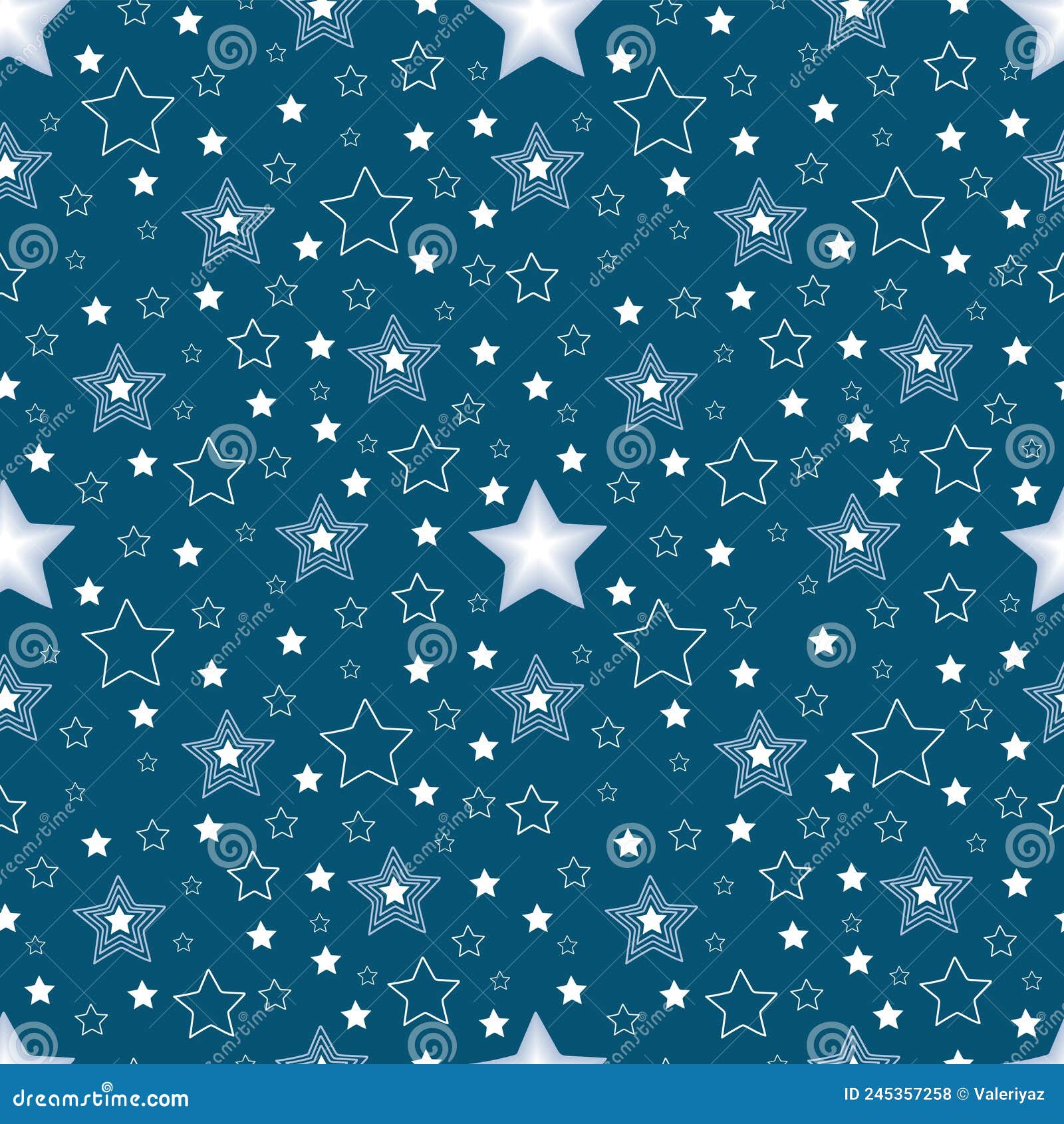 A Set of Seamless Patterns with Stars. the Starry Night Sky. 1000x1000 ...