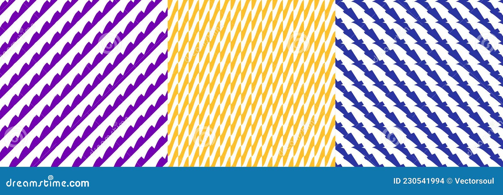 Set of 3 Seamlessly Repeatable, Repetitive Geometric Pattern ...