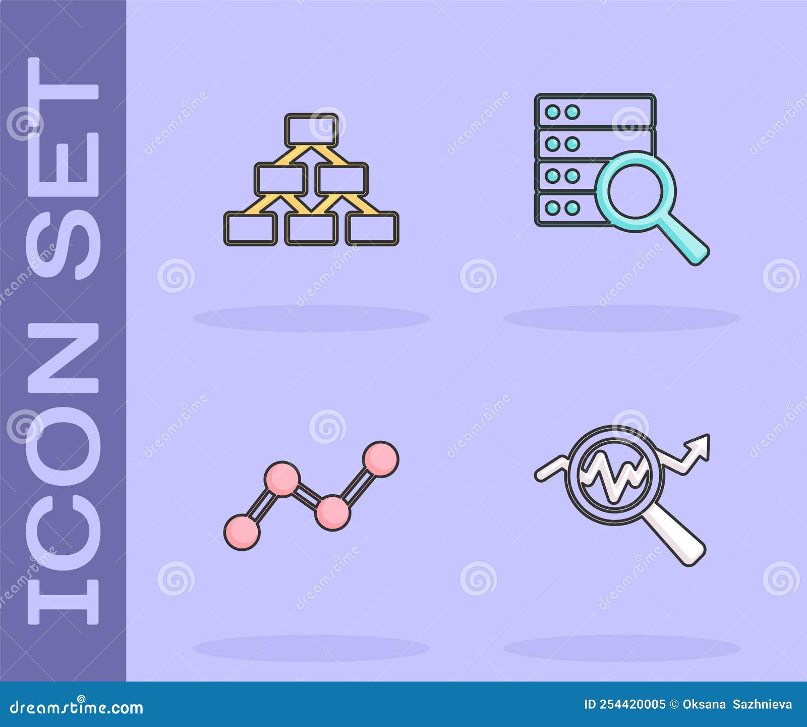 Set Search Data Analysis, Hierarchy Organogram, Graph Chart Infographic ... Set Search Data Analysis, Hierarchy Organogram, Graph Chart Infographic ...