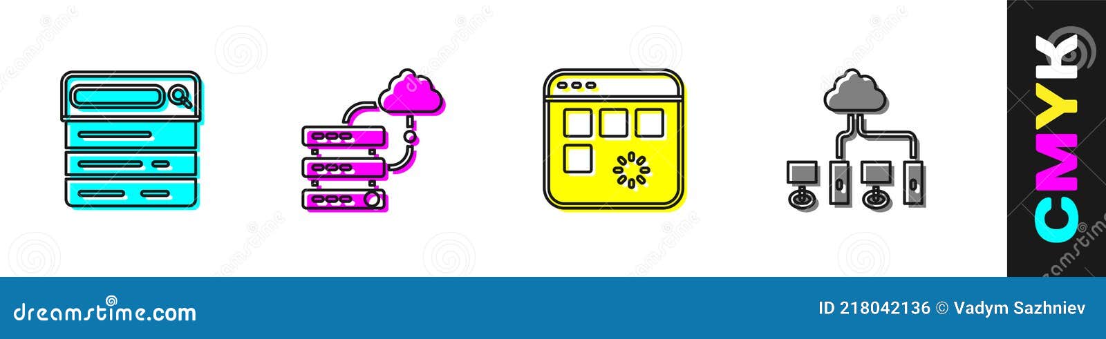 Set Search Engine, Network Cloud Connection, Loading Data Window and ... Set Search Engine, Network Cloud Connection, Loading Data Window and ...