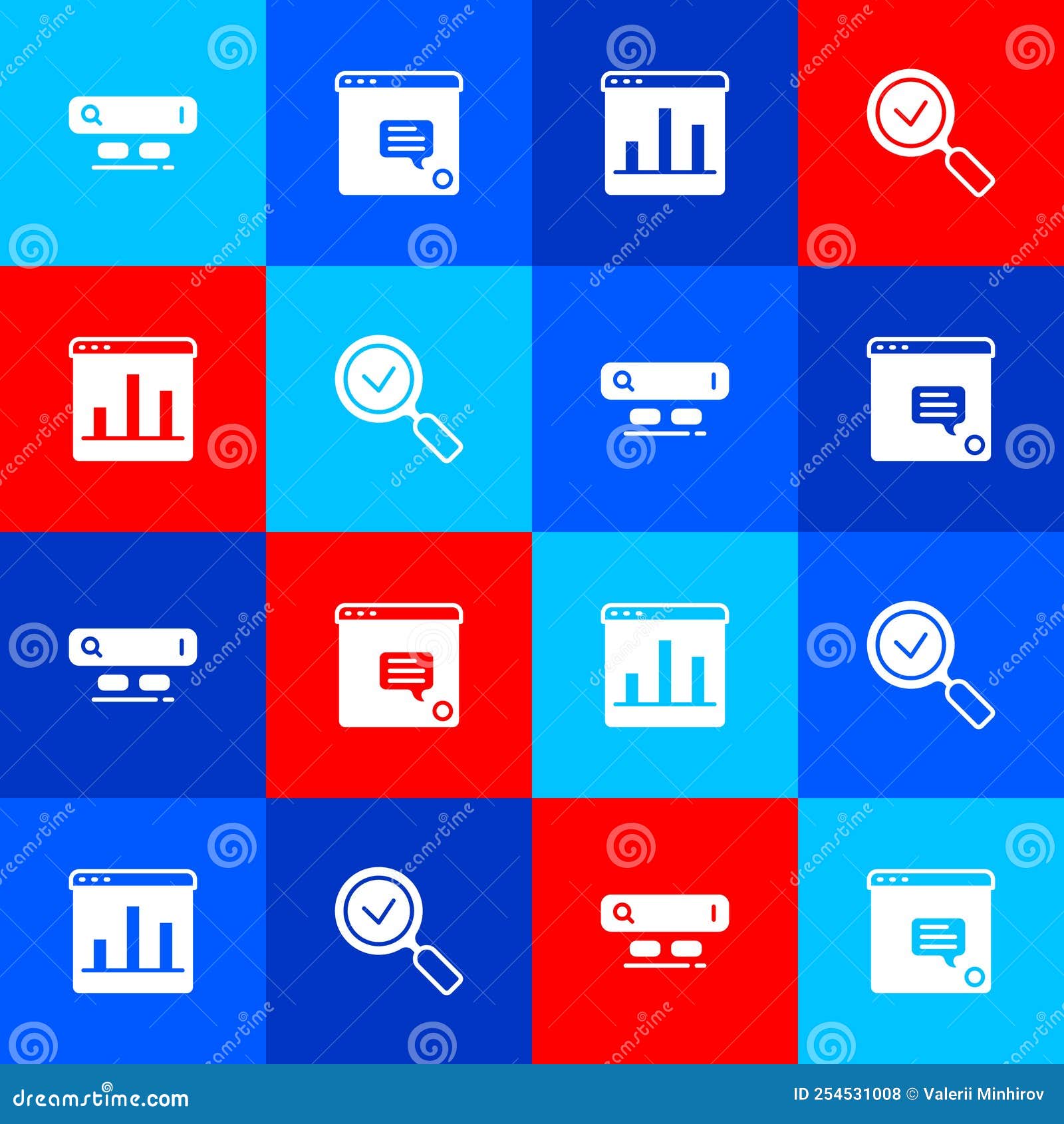 Set Search Engine, New Chat Messages Notification, Graph Chart ...