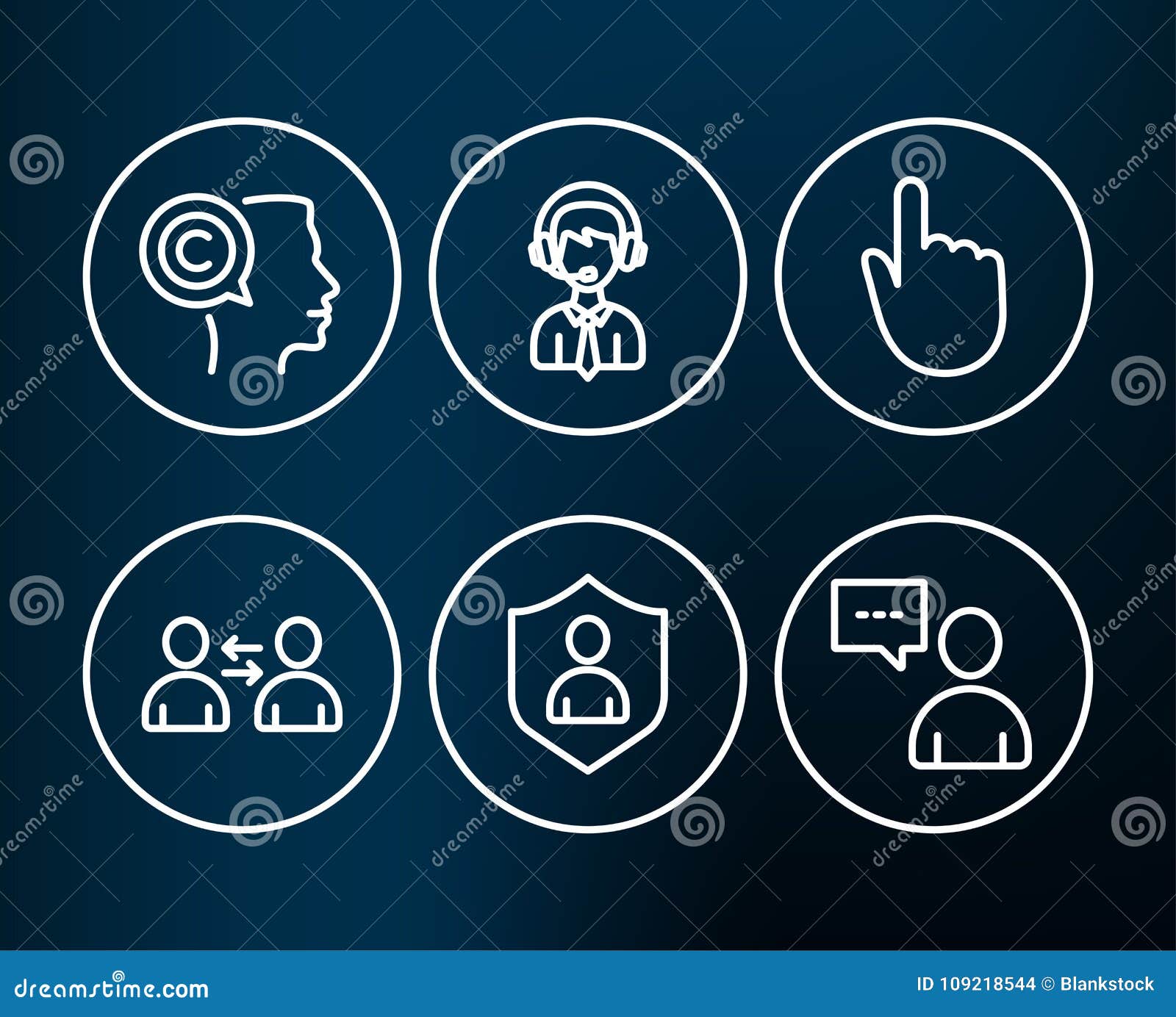 Security, Communication and Writer Icons. Shipping Support, Hand Click ...