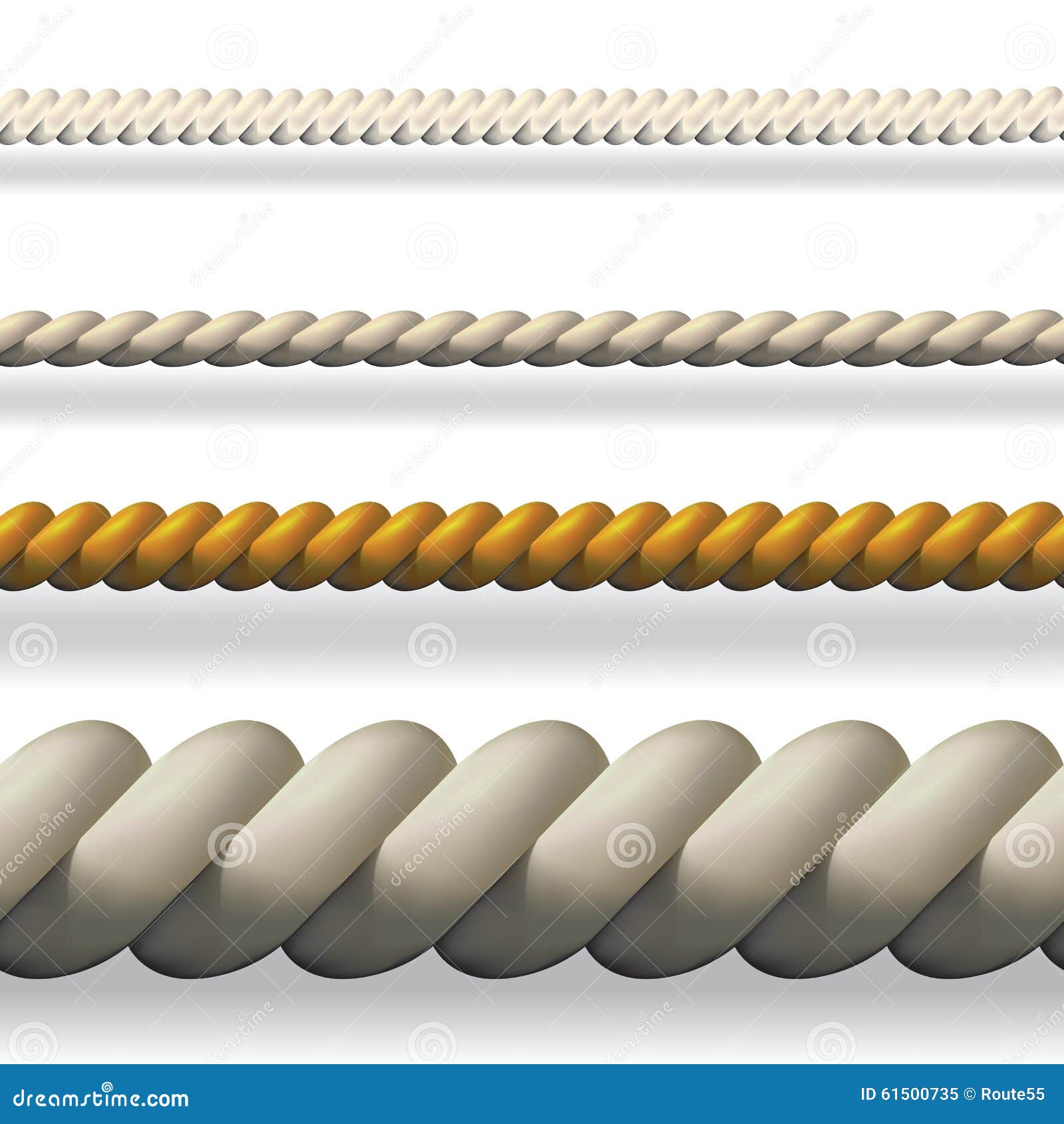Set Seile vektor abbildung. Illustration von makro, nachricht - 61500735