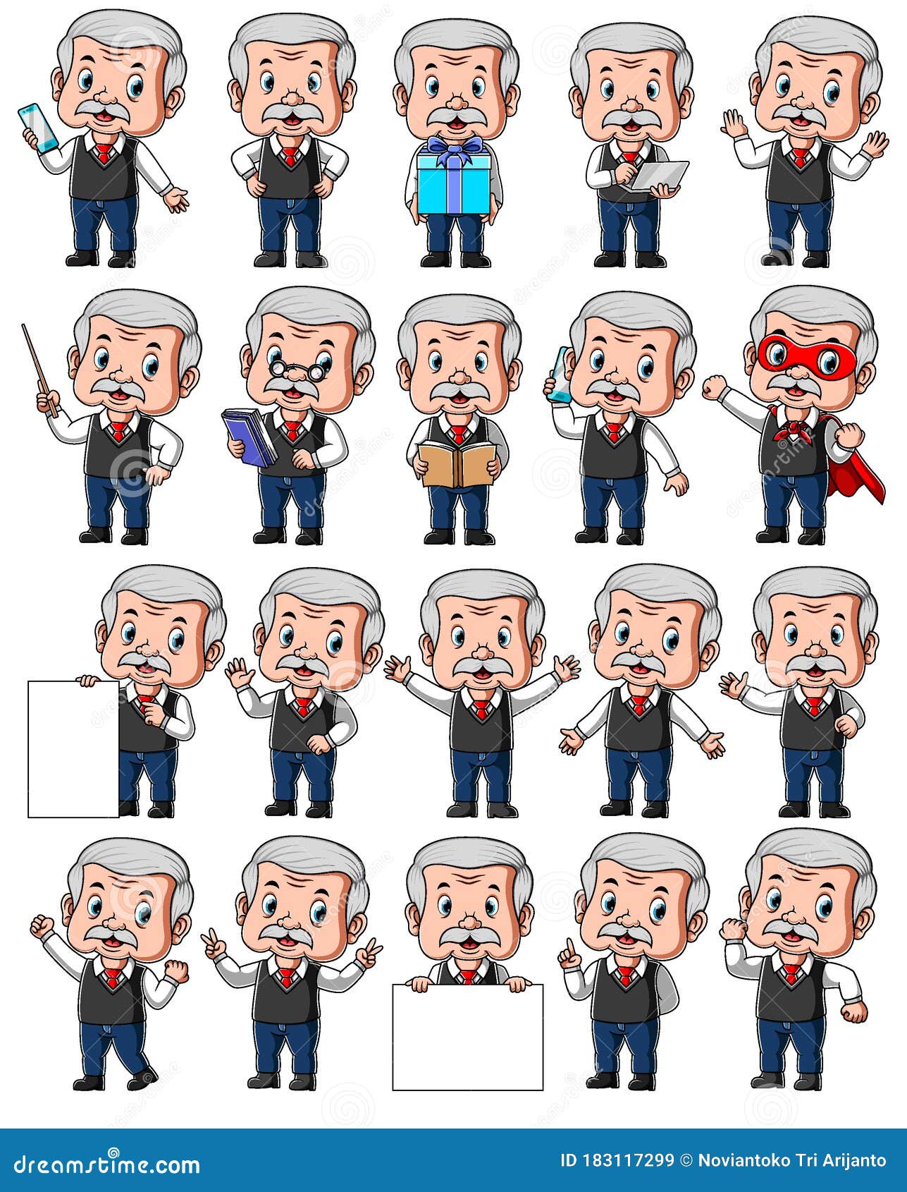 Senior Businessman Competing For Awards For Outstanding Employees ...