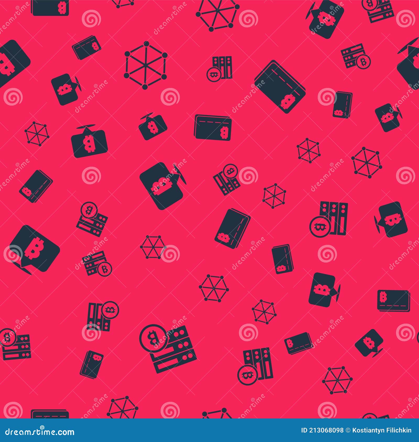 Set Server Bitcoin, Blockchain Technology, Bitcoin and Credit Card with ...