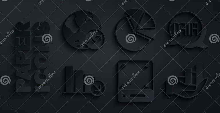 Set Server, Data Analysis, Financial Growth Decrease, Pie Chart ...