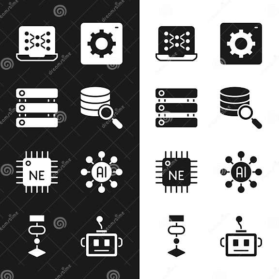 Set Server Server Data Neural Network Computer Api Interface 3946