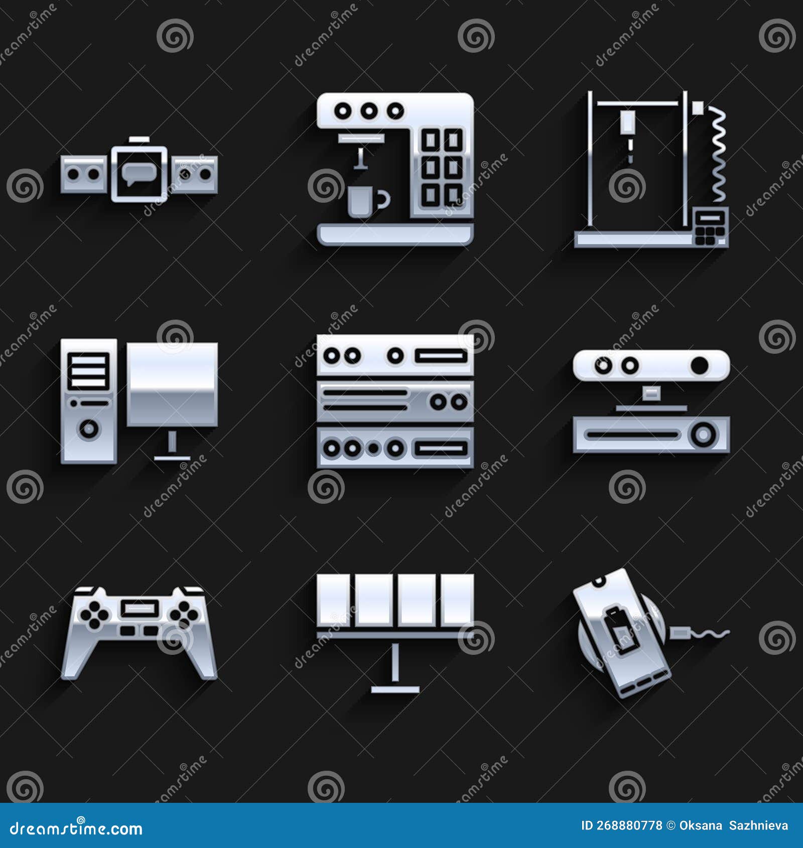 Set Server, Data, Web Hosting, Solar Energy Panel, Wireless Charger ... Set Server, Data, Web Hosting, Solar Energy Panel, Wireless Charger ...