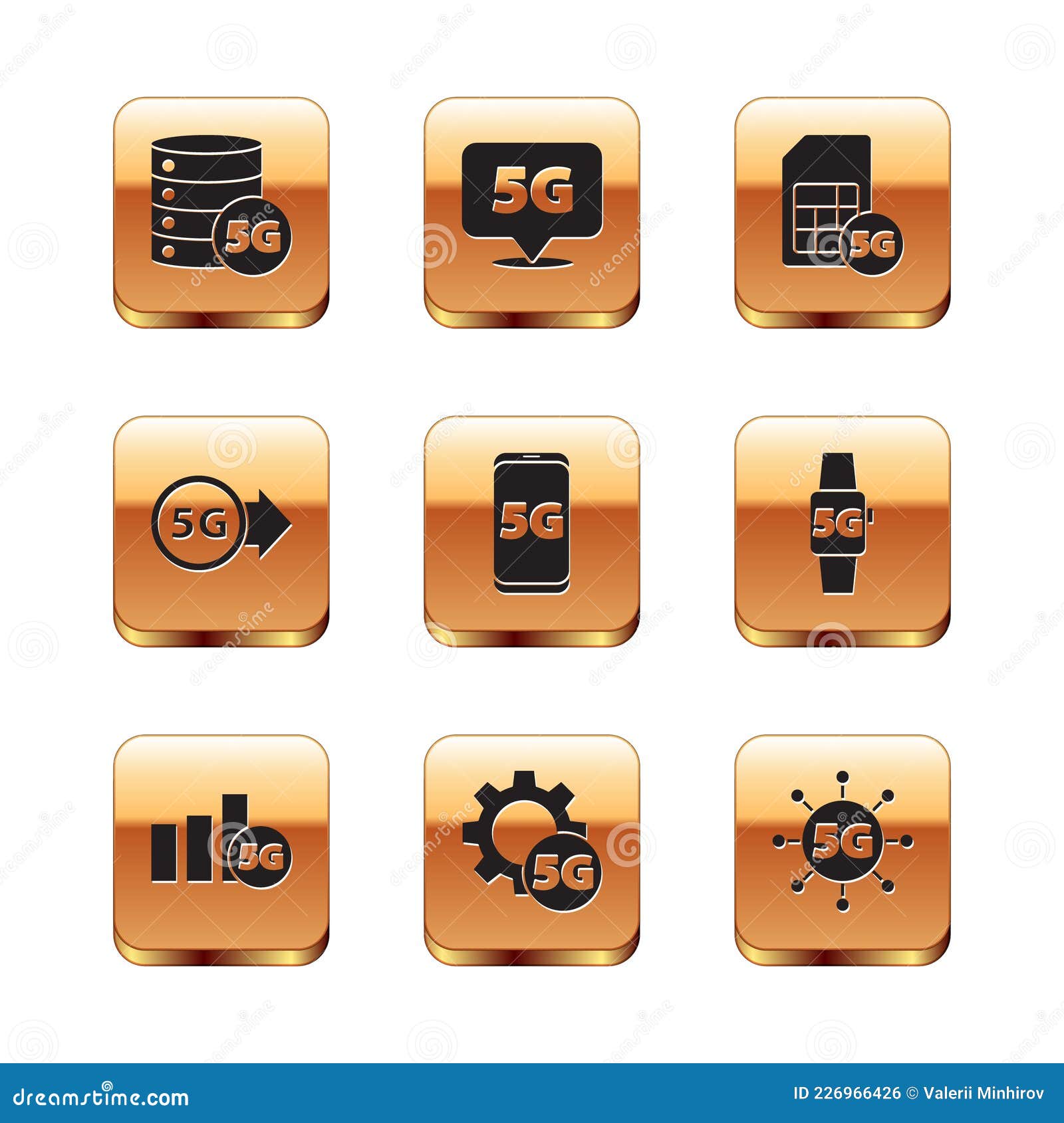 Set Server 5G Network, Setting, Mobile with, Sim Card, and Location ...