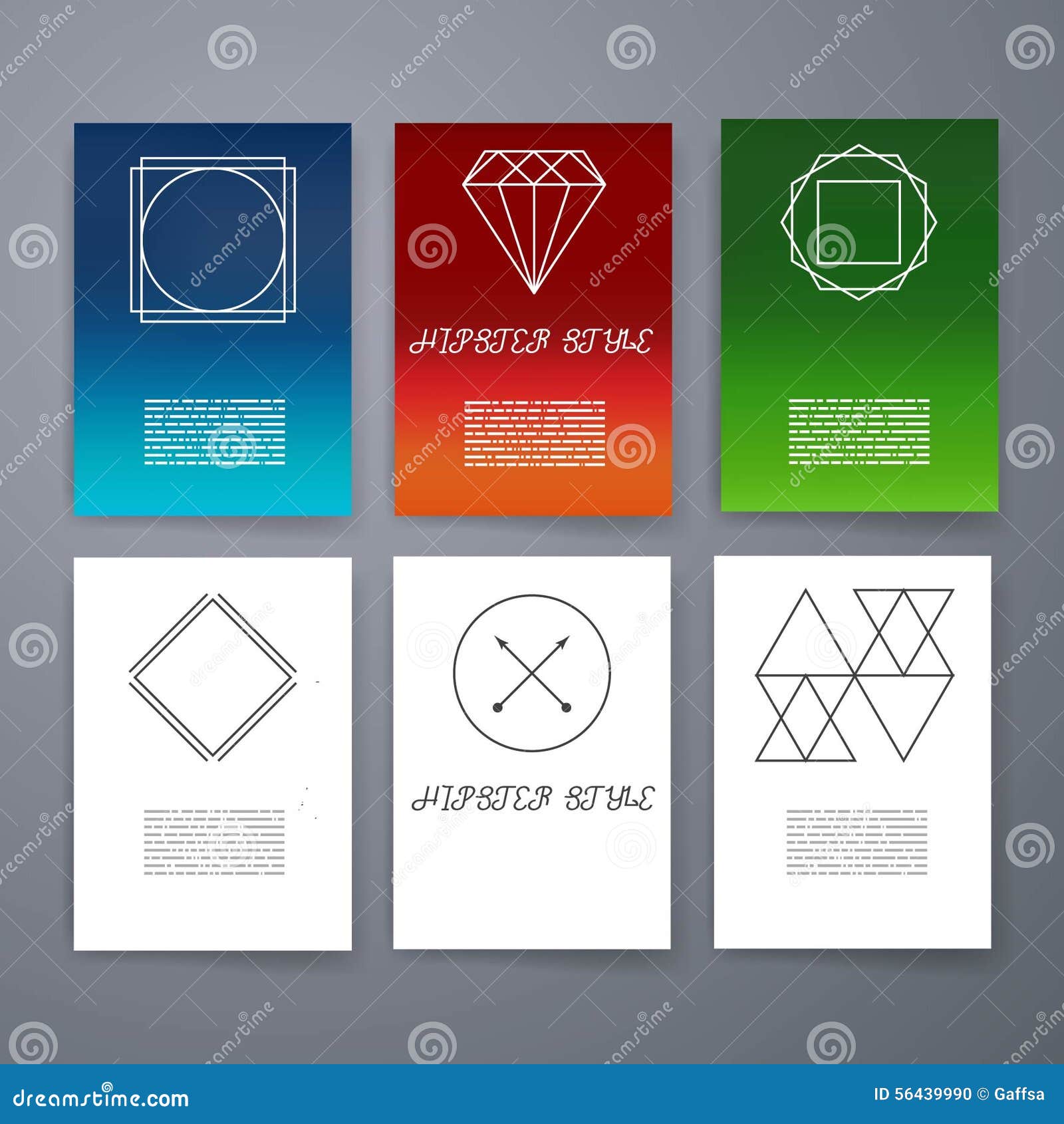 Set of Sharp Mistical Line Logos Stock Vector - Illustration of element ...