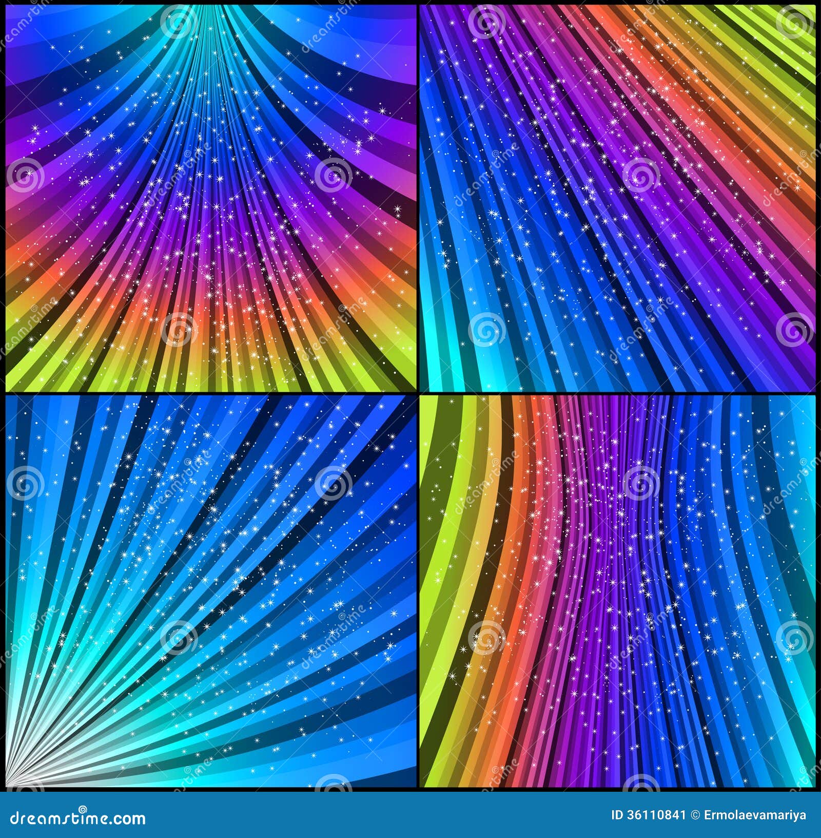 Shine Backgrounds Set Royalty-Free Stock Photography | CartoonDealer ...