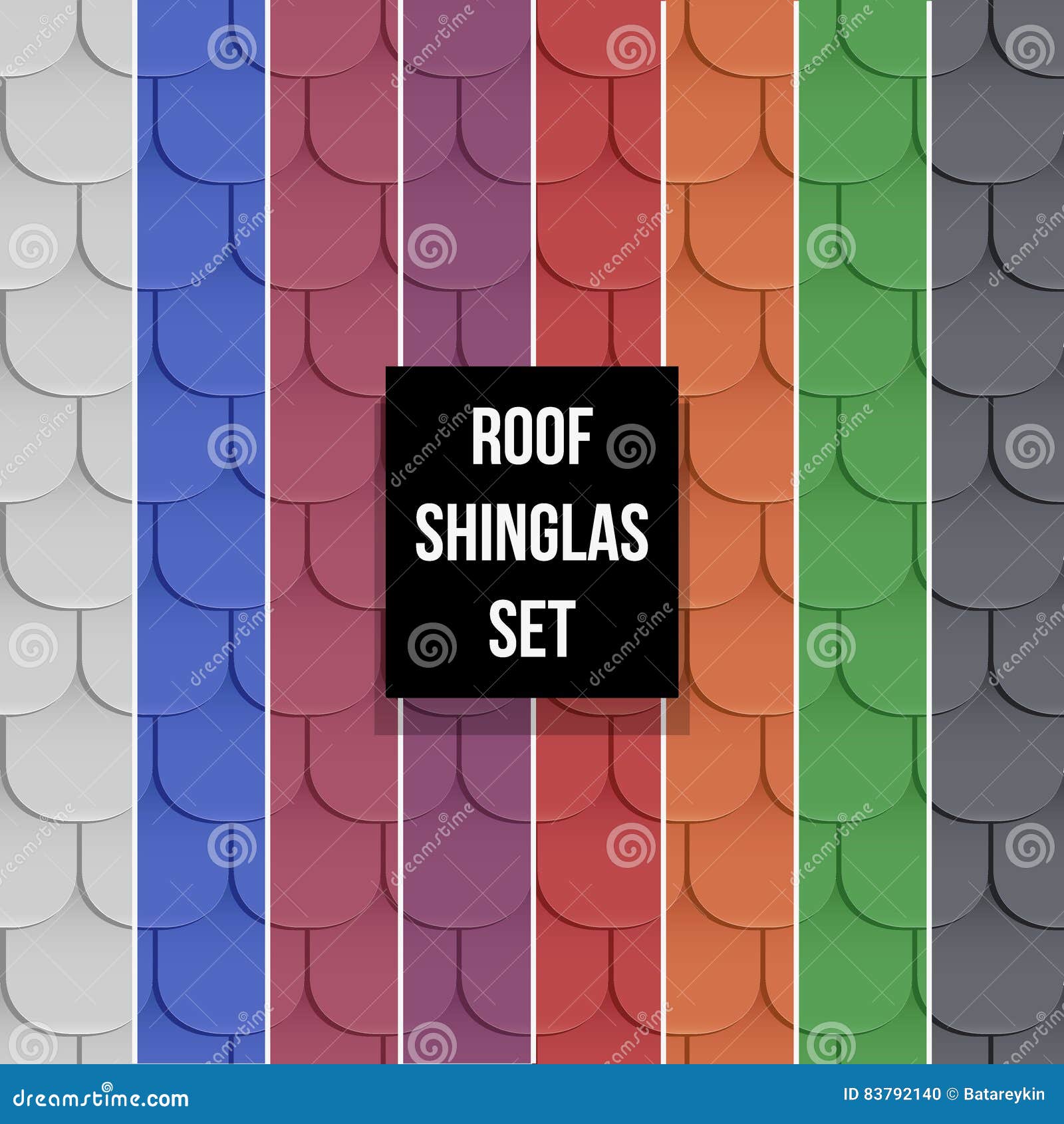 Set of Shingles Roof Seamless Patterns Stock Vector - Illustration of ... Set of Shingles Roof Seamless Patterns Stock Vector - Illustration of ...