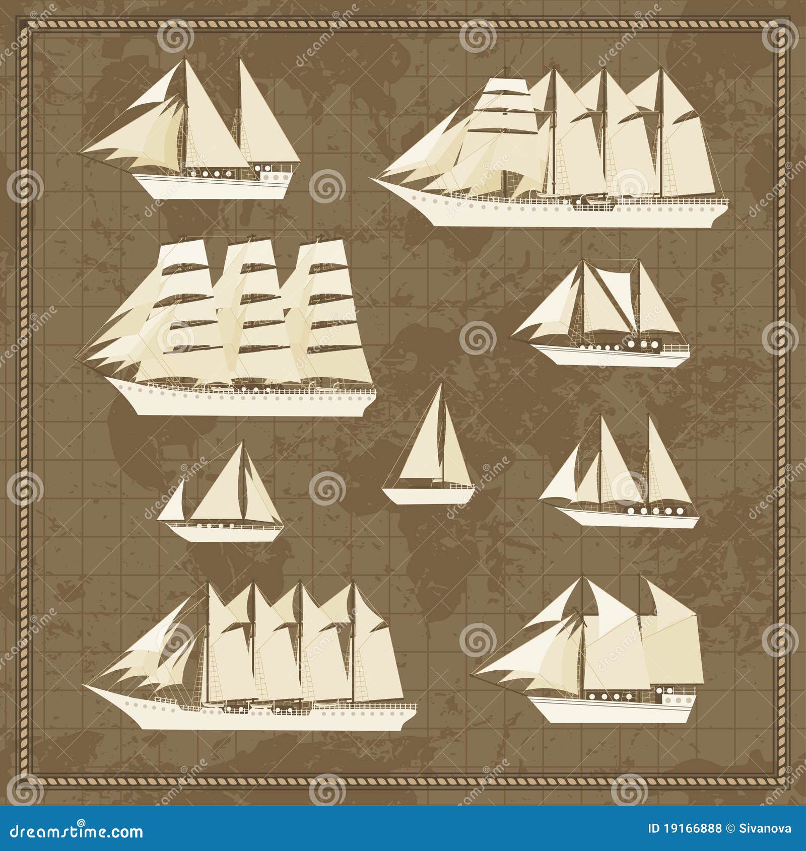 Set of ship icons stock vector. Illustration of ocean - 19166888
