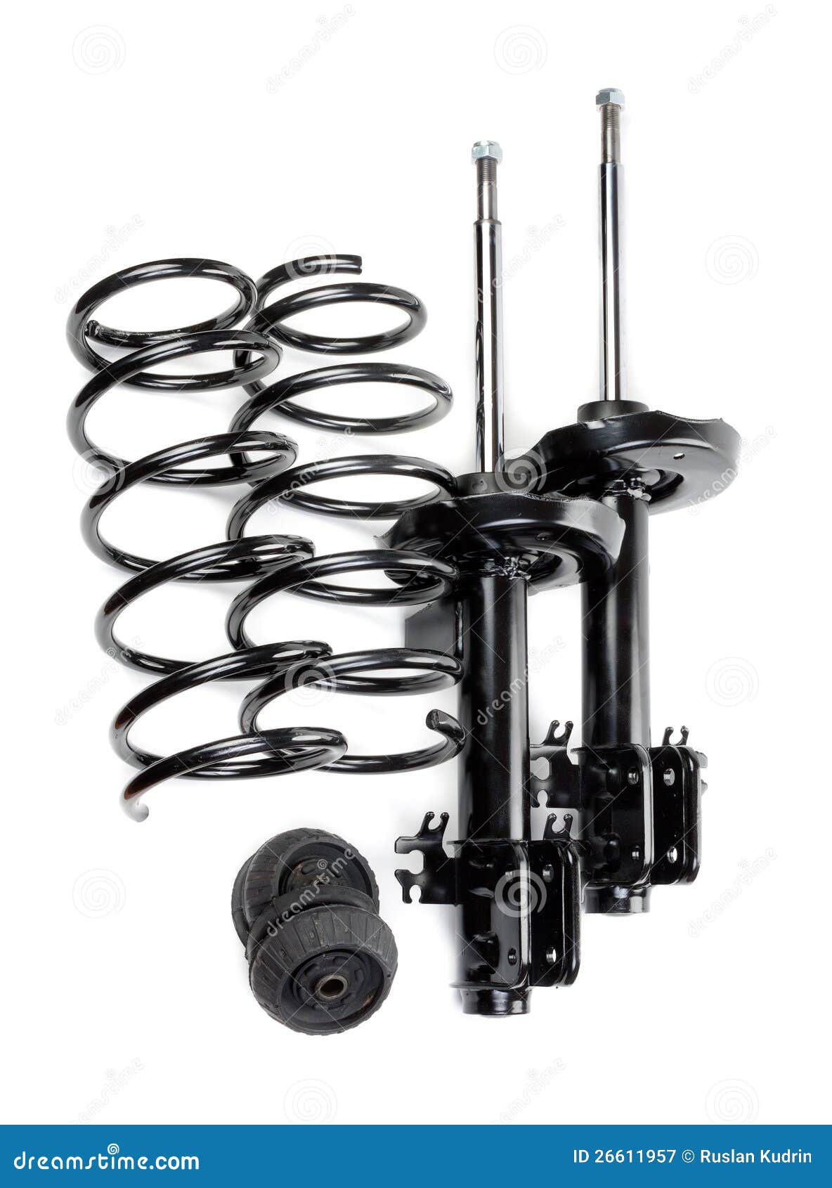 Set of shock absorbers stock image. Image of renew, motor - 26611957