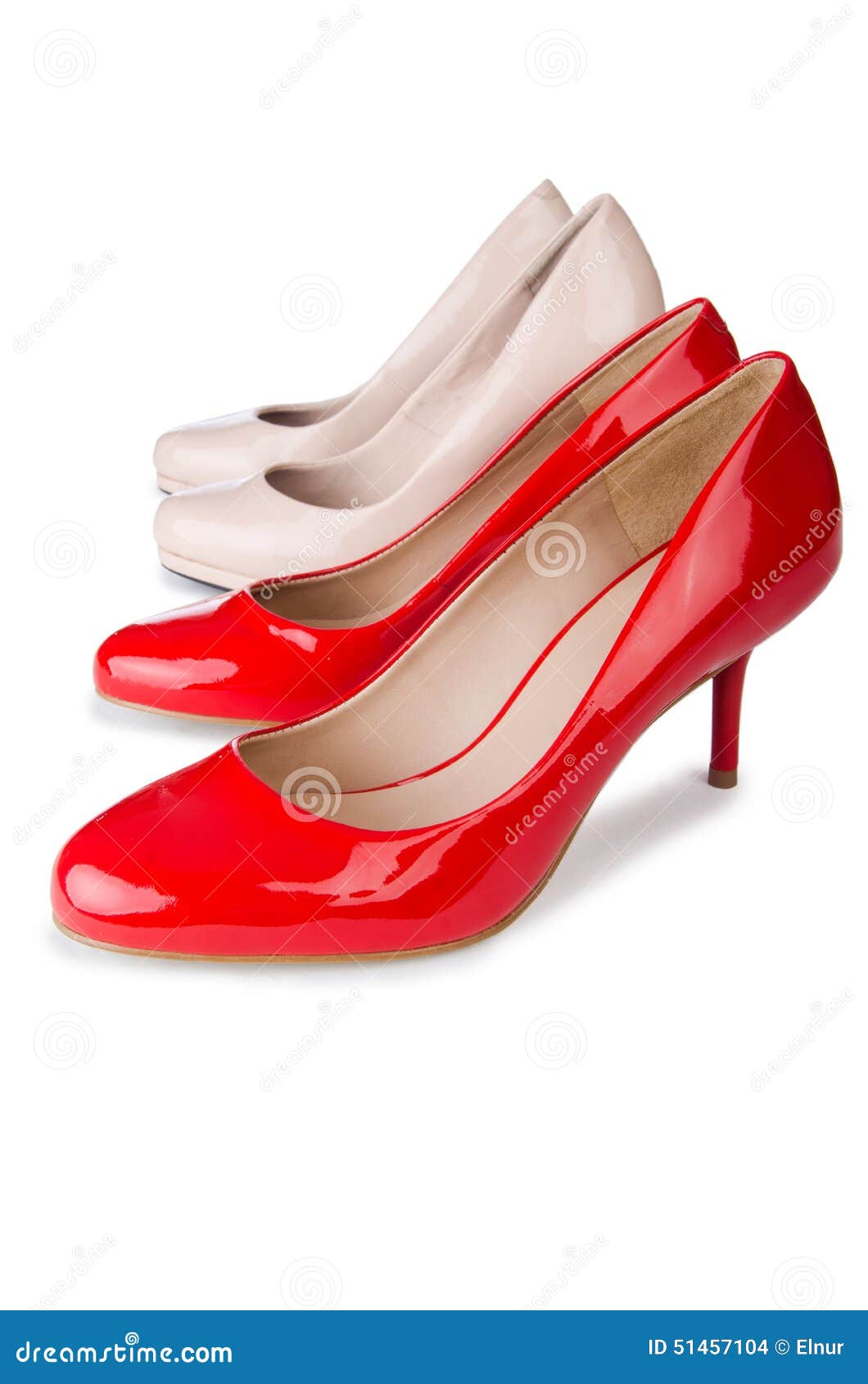 Set of shoes stock photo. Image of pair, color, opentoe - 51457104