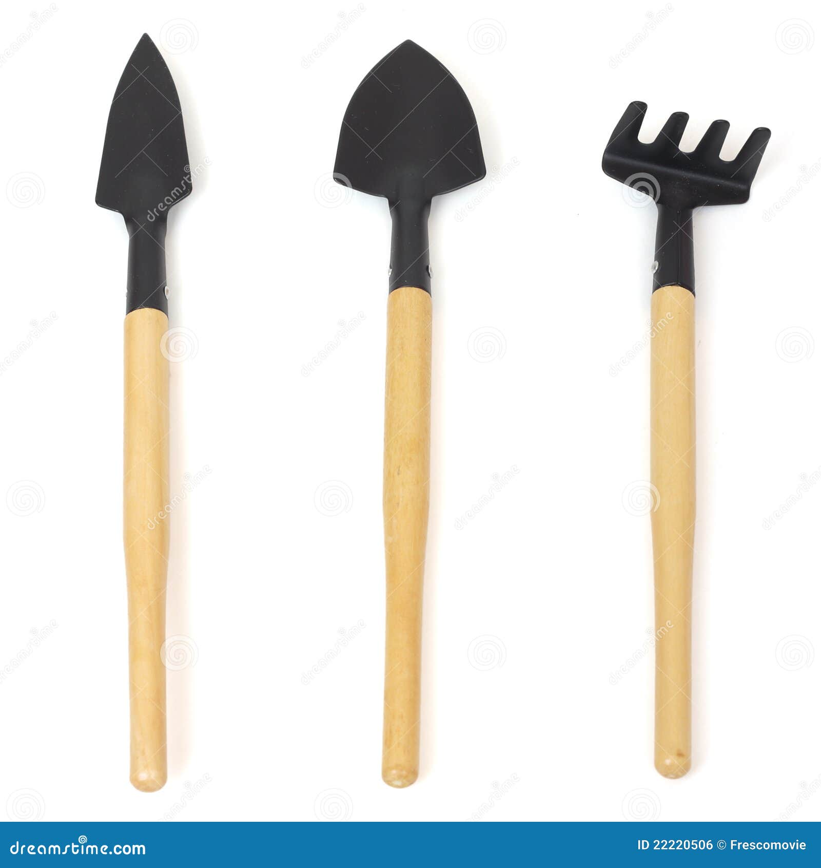 Set of Shovels and rake. stock photo. Image of activity - 22220506