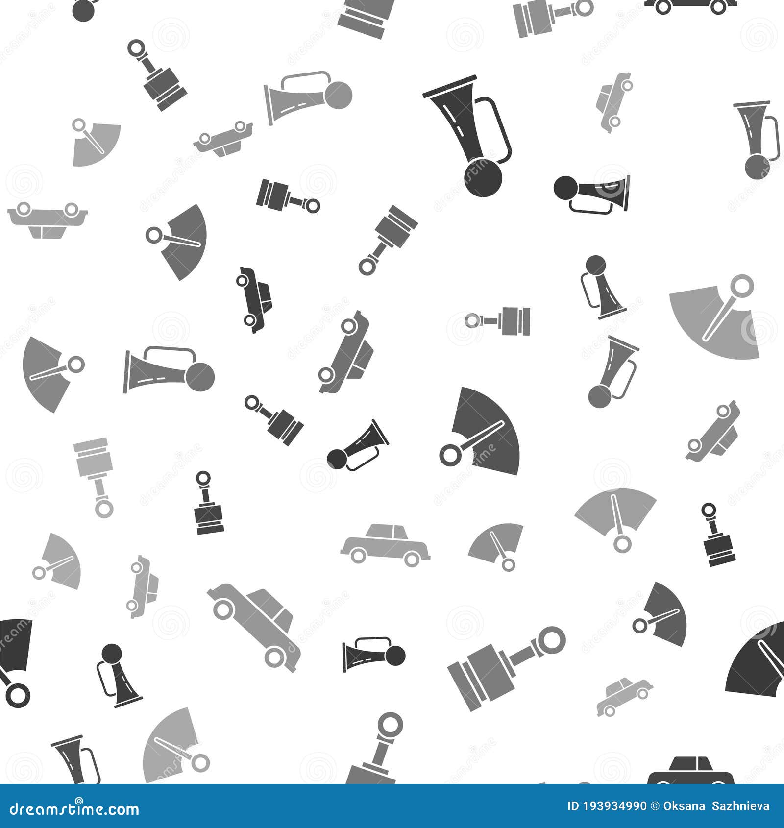 Car Or Vehicle Engine Running Icon Vector, Black An White Pictogram Of ...