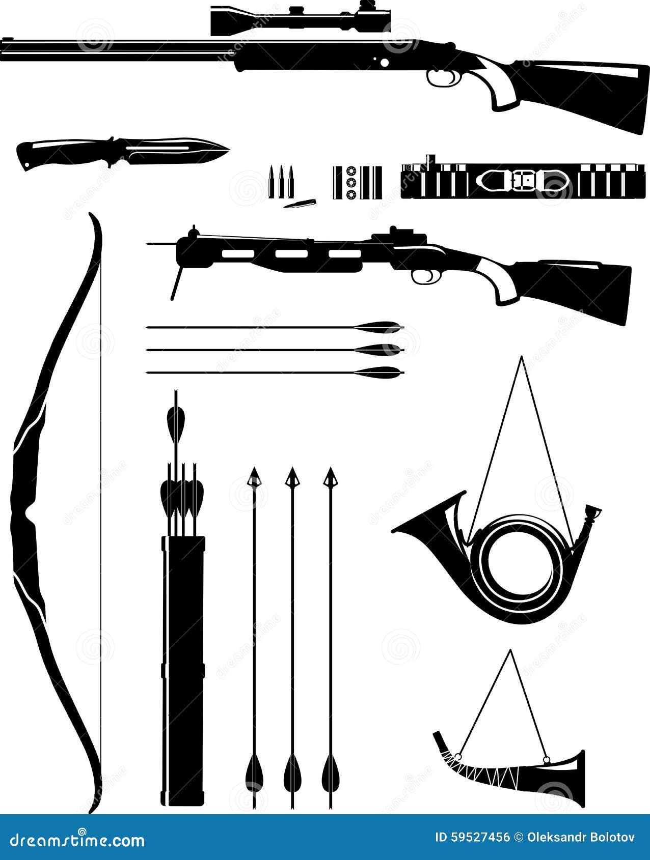 Hunting Arrow Silhouette