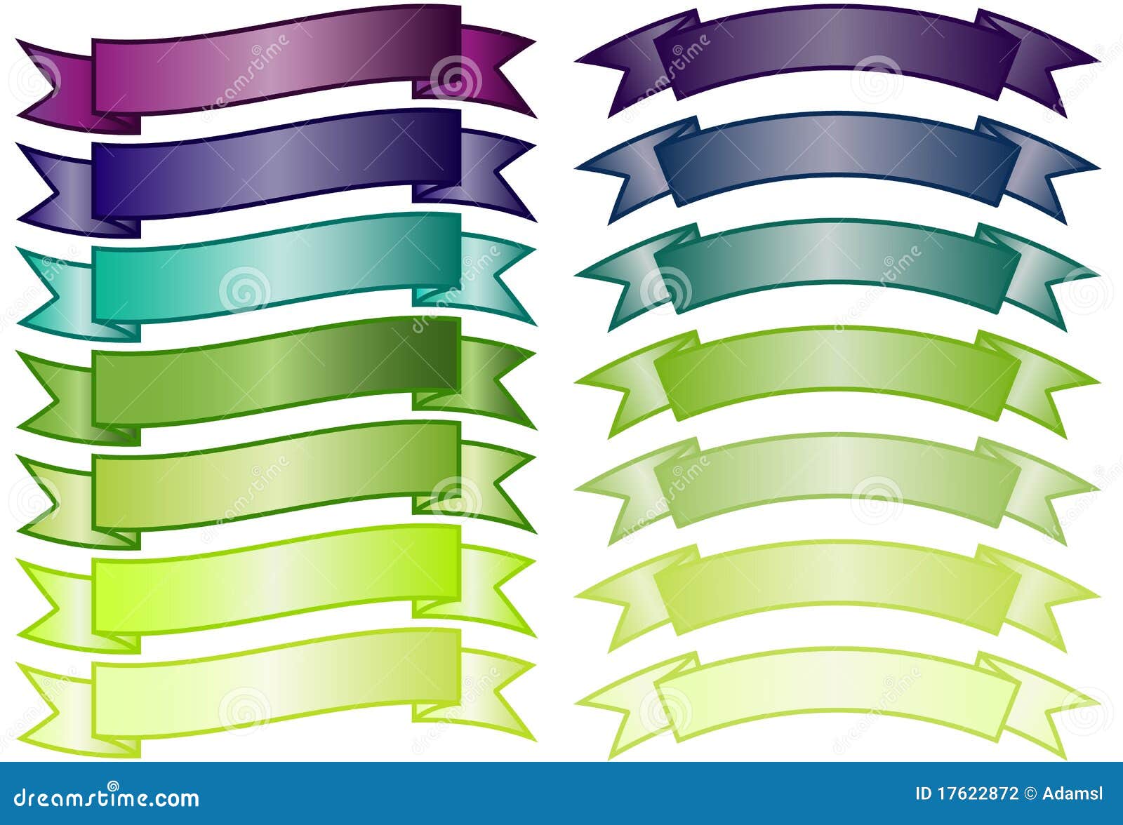 Set of simple Banners stock vector. Illustration of event - 17622872