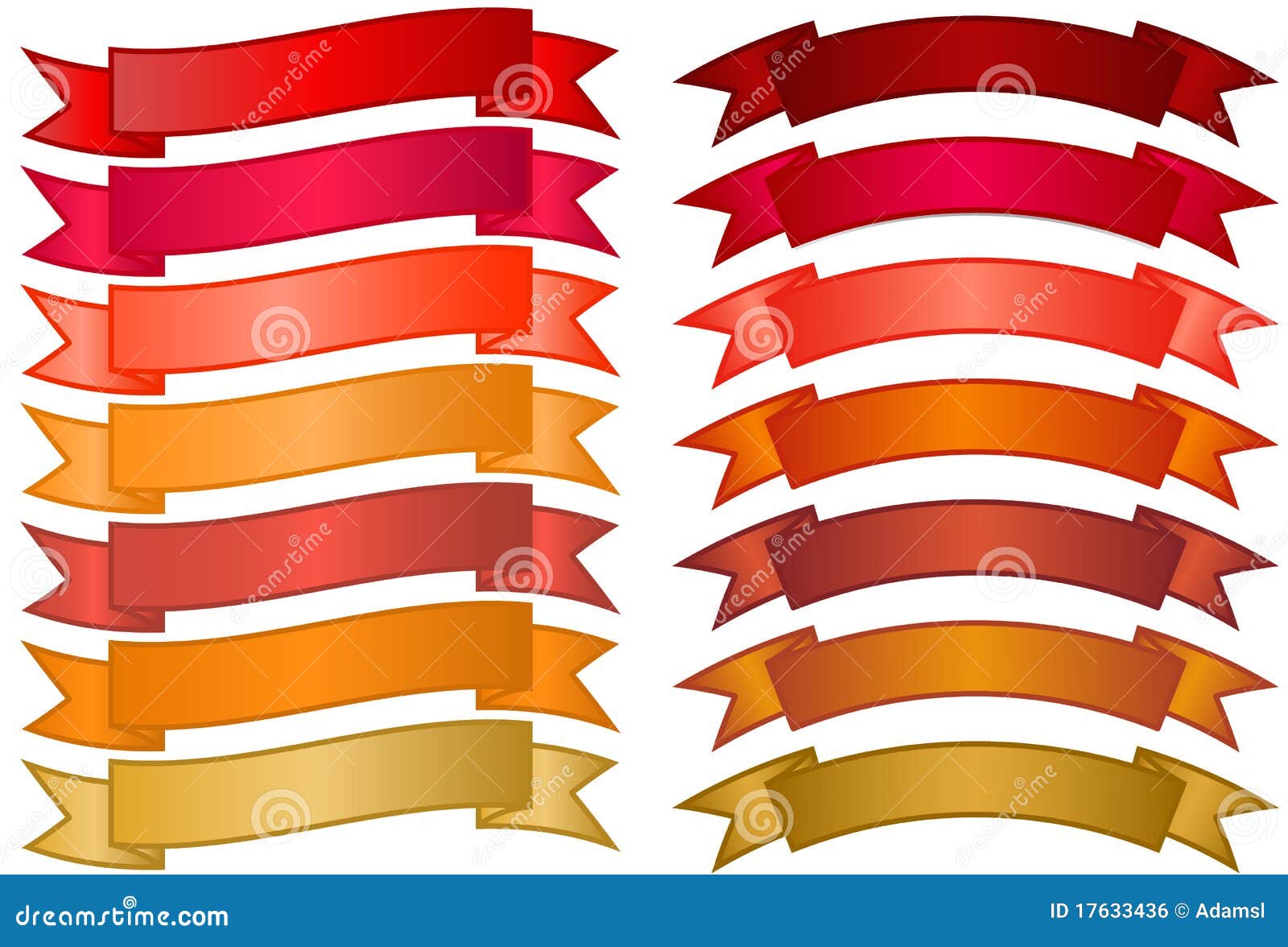 Set of simple Banners stock vector. Illustration of flag - 17633436