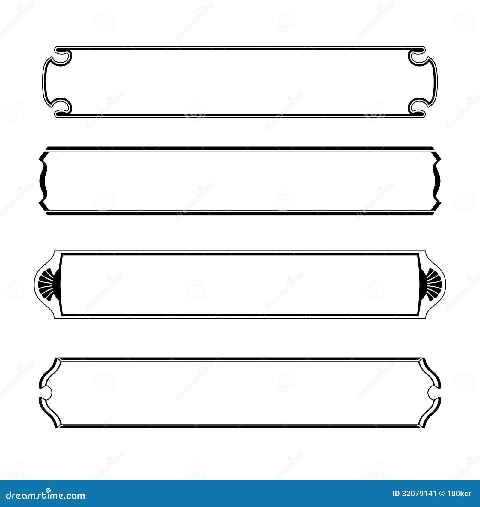 Set of Simple Black Banners Border Frame Stock Vector - Illustration of ... Set of Simple Black Banners Border Frame Stock Vector - Illustration of ...