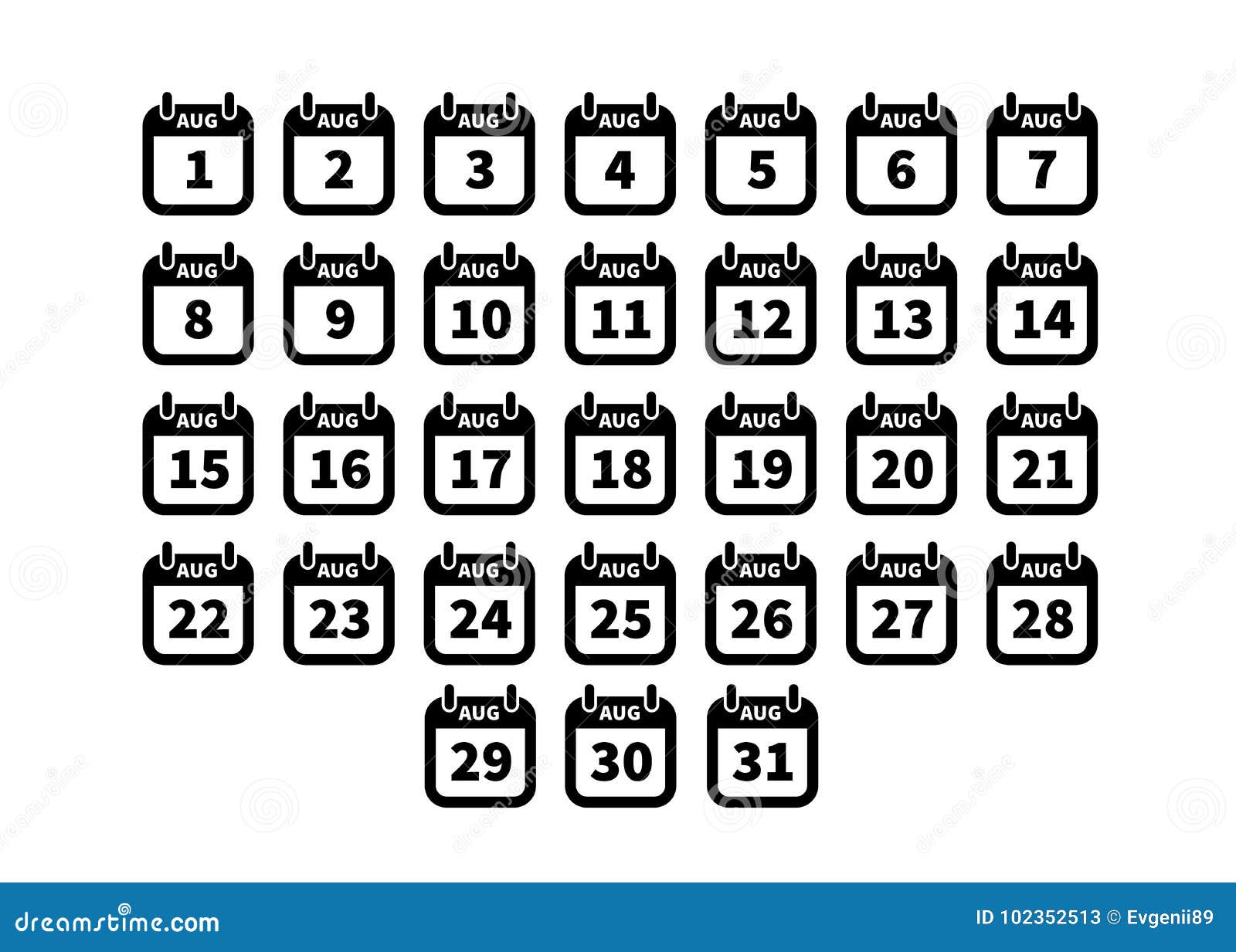 August White Lettering On White Background With Flowers. Vector Black ...