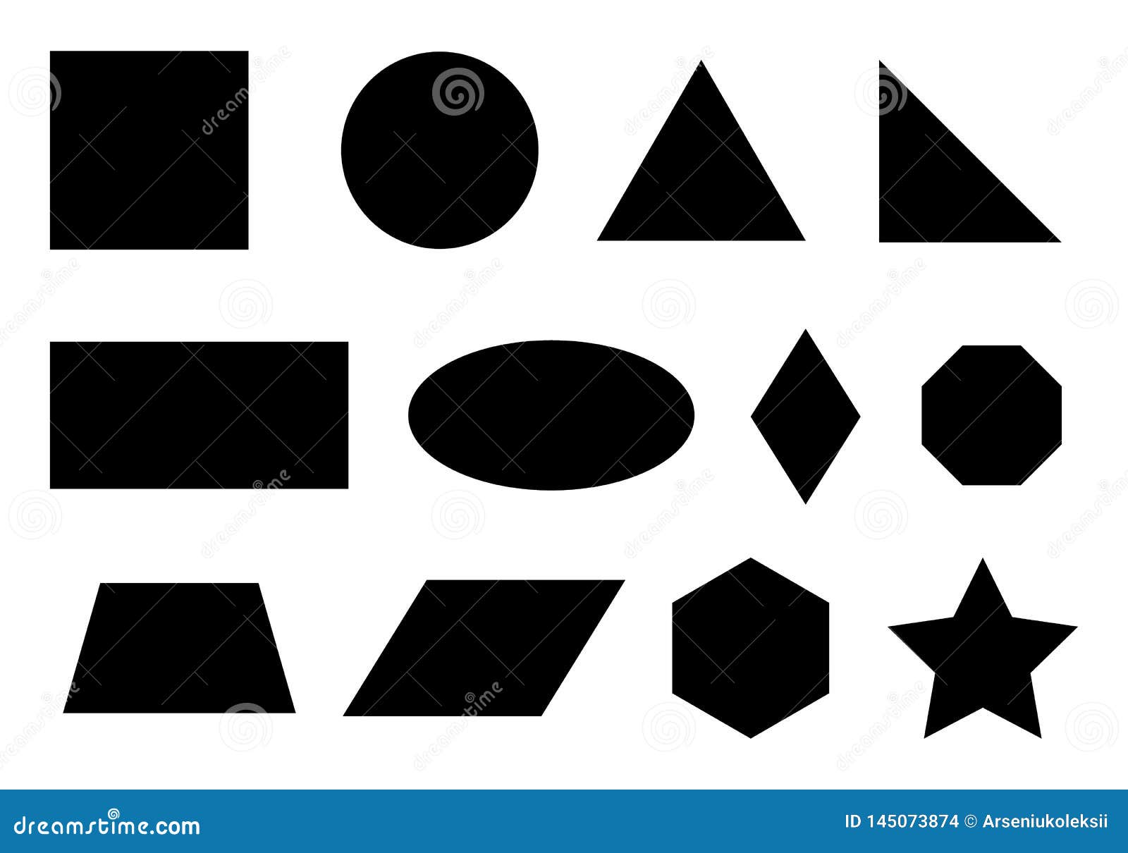 Elipse 2D Basic Geometry Shape Vector Illustration, Ellipse Math ...
