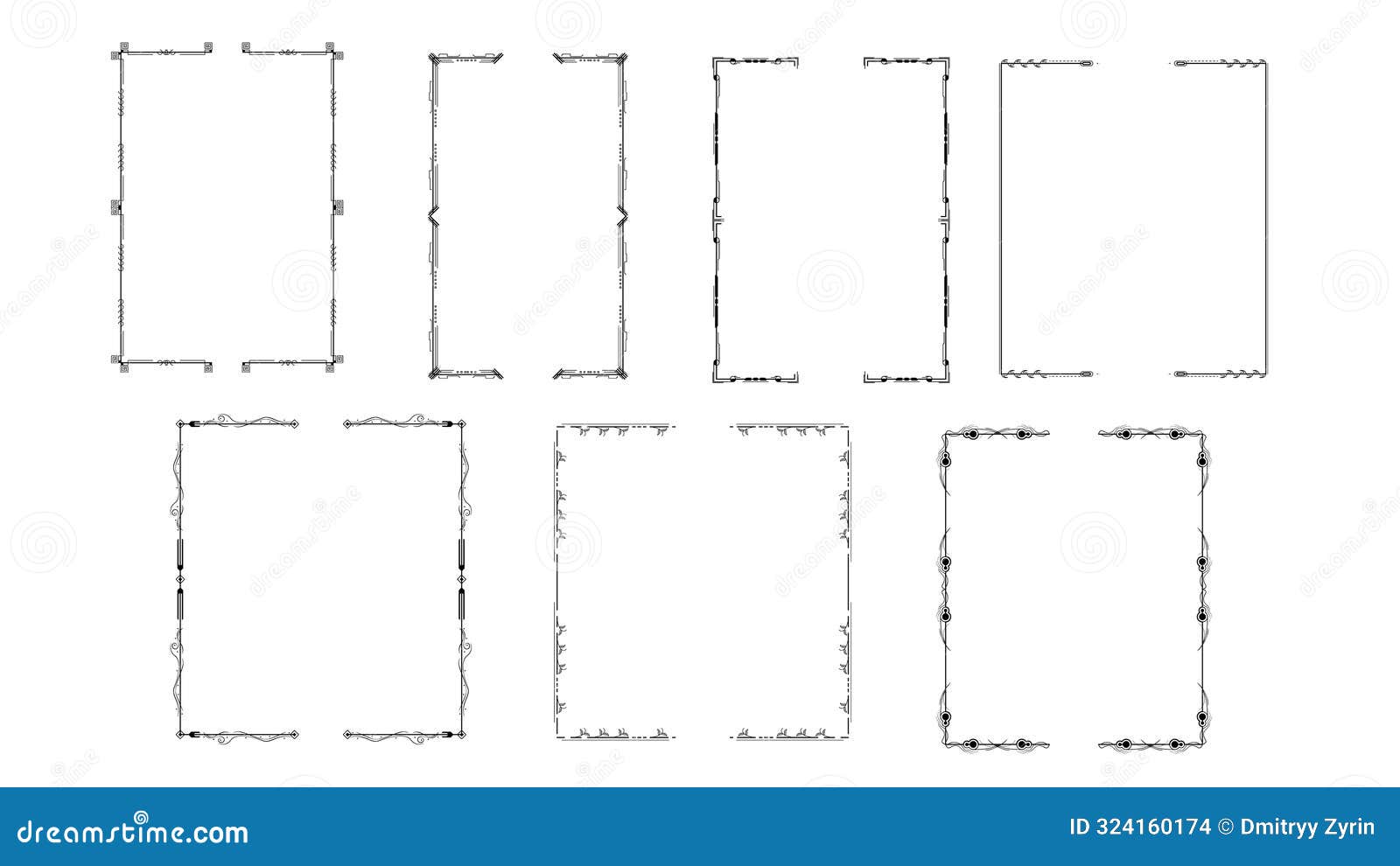 Set Simple Line Collection Different Doodle Brackets, Parentheses ...
