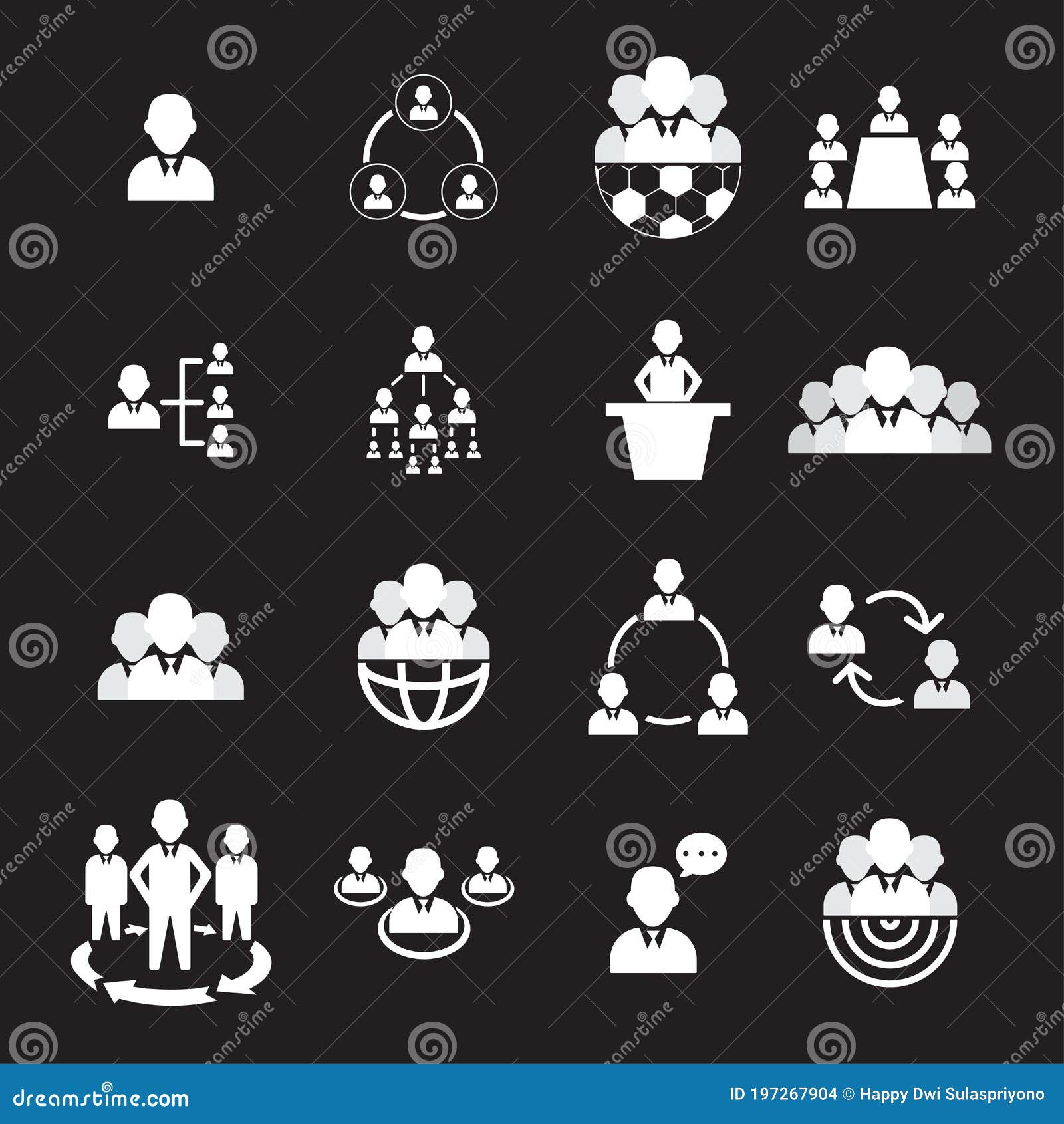 Simple Teamwork Icon On White Background. Simple Teamwork Icon. Eps8 ...