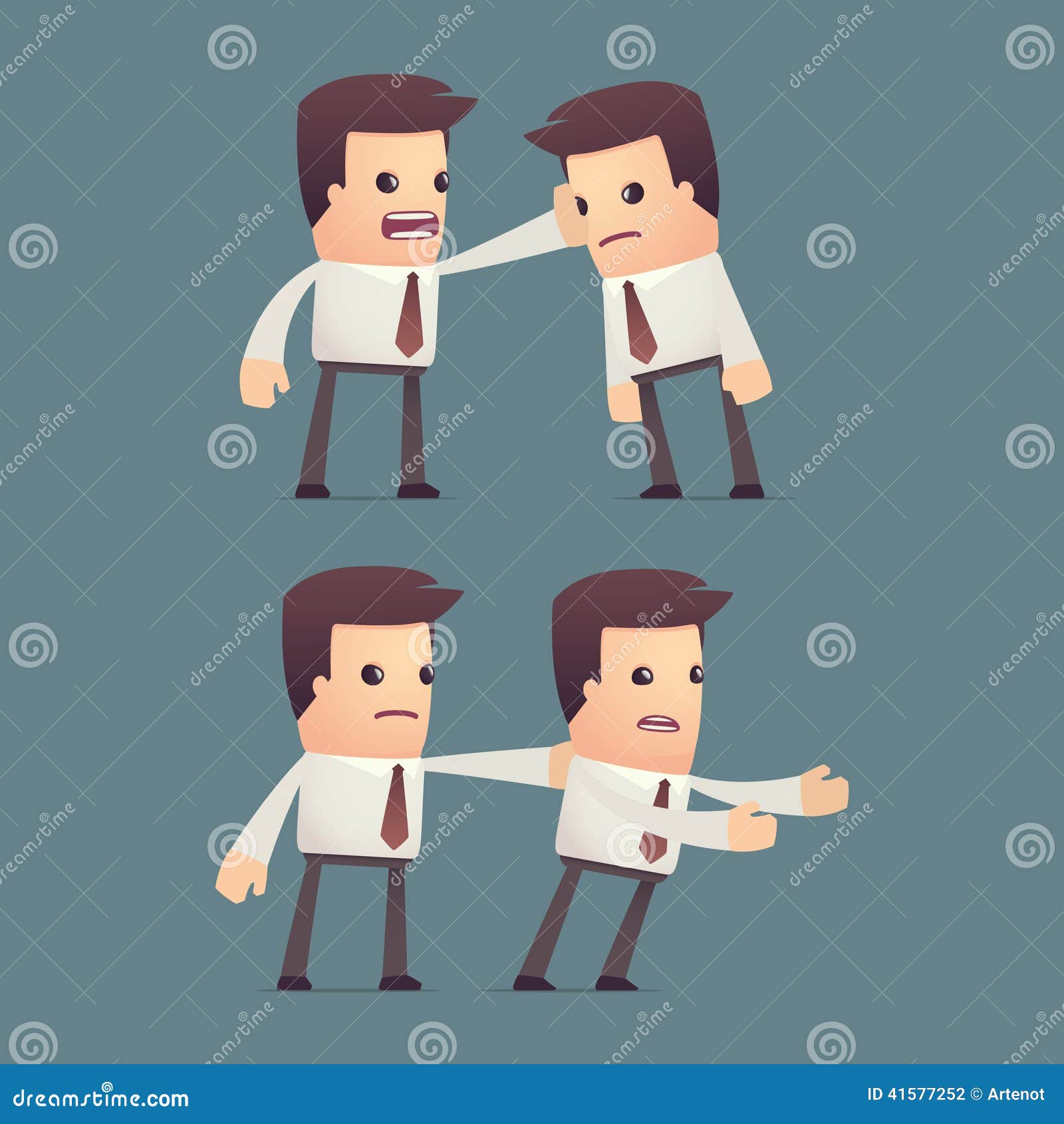 Set of Simple Universal Characters in Different Stock Vector ...