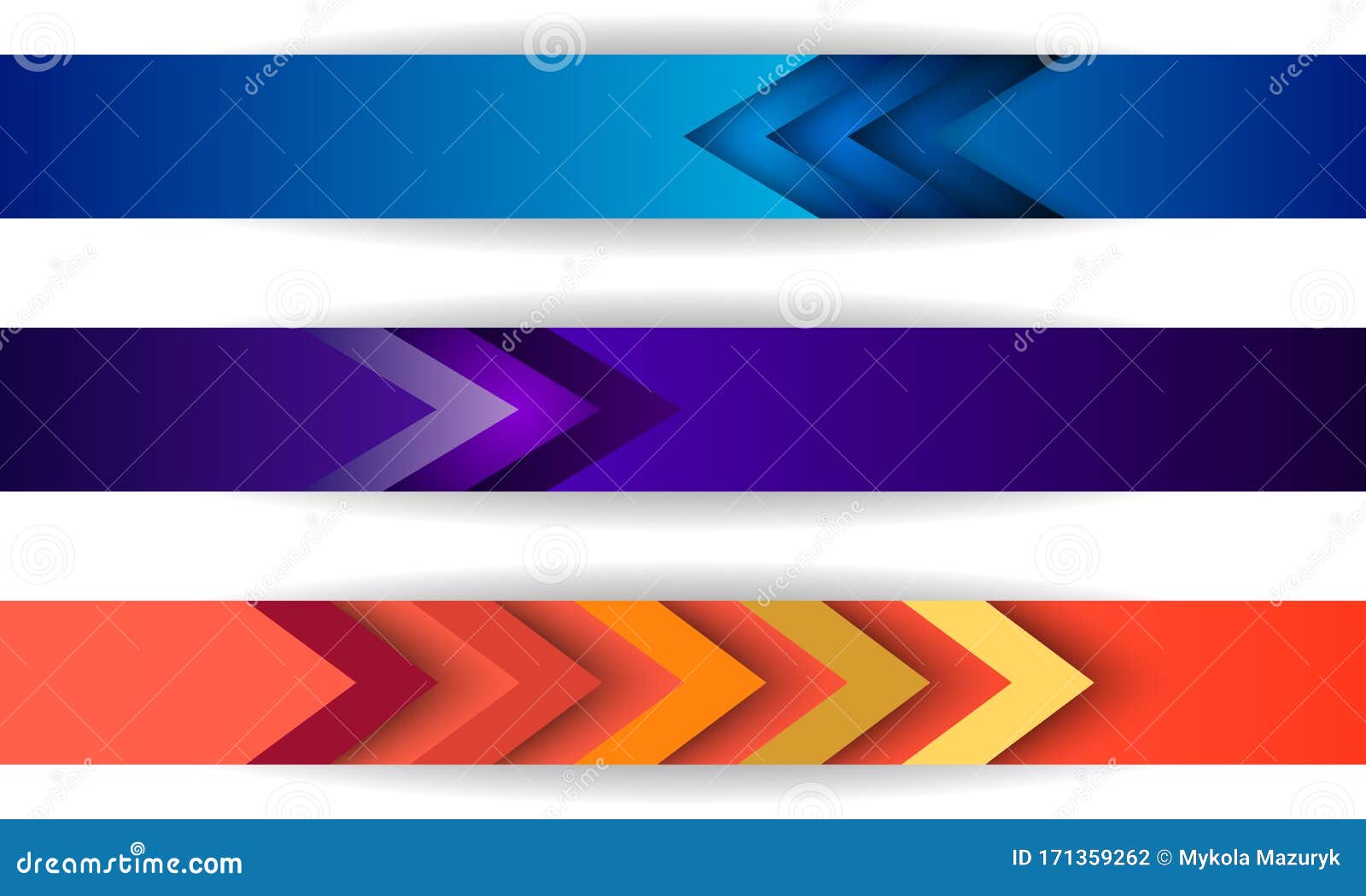Header Arrows Stock Illustrations – 892 Header Arrows Stock ...