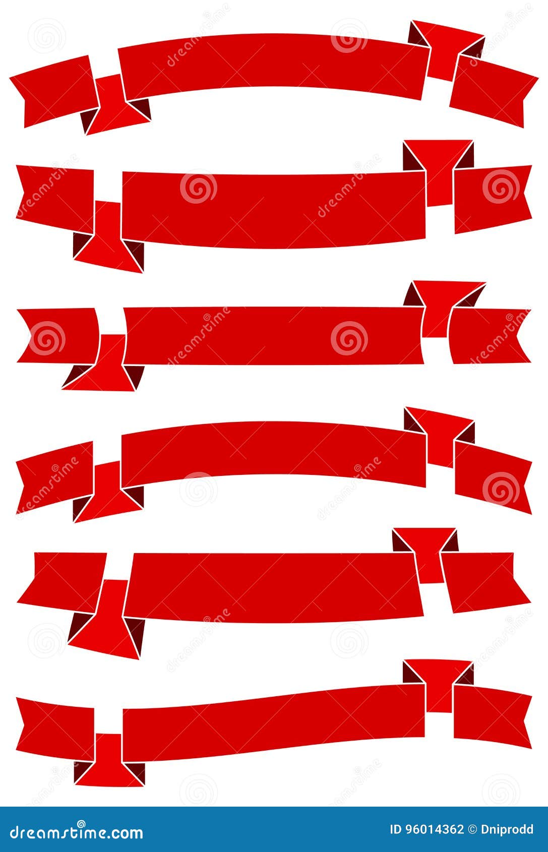 Cartoon Ribbons Old Papyrus Vector Illustration | CartoonDealer.com ...