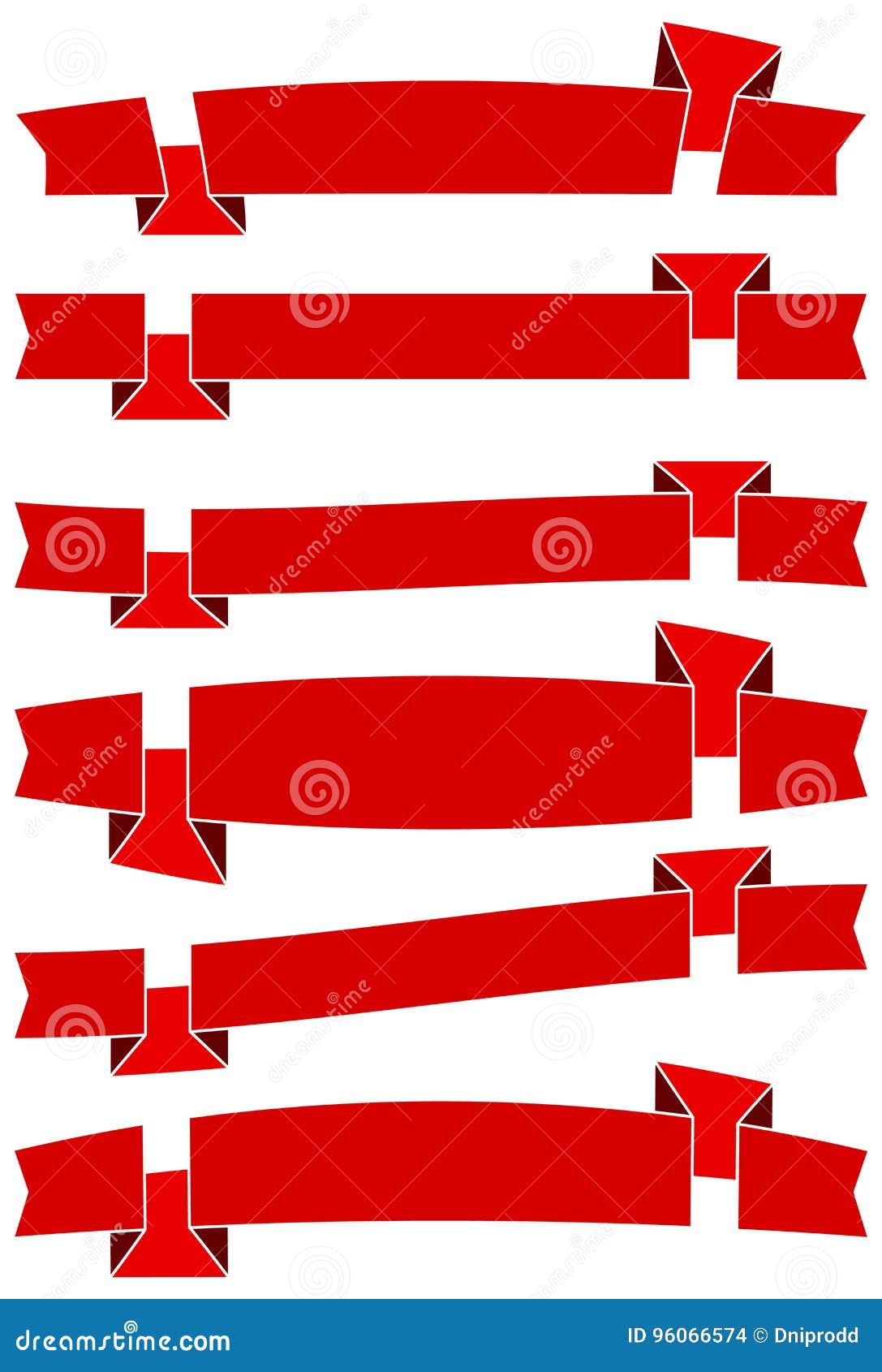 Cartoon Ribbons Old Papyrus Vector Illustration | CartoonDealer.com ...