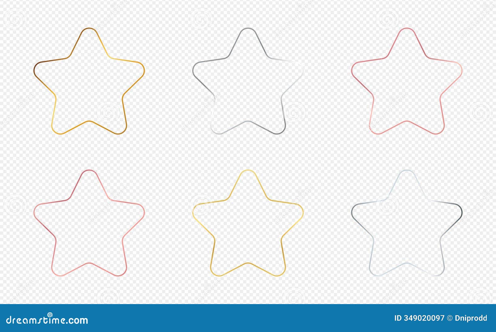 Star Frames Tree Cartoon Vector | CartoonDealer.com #22433001