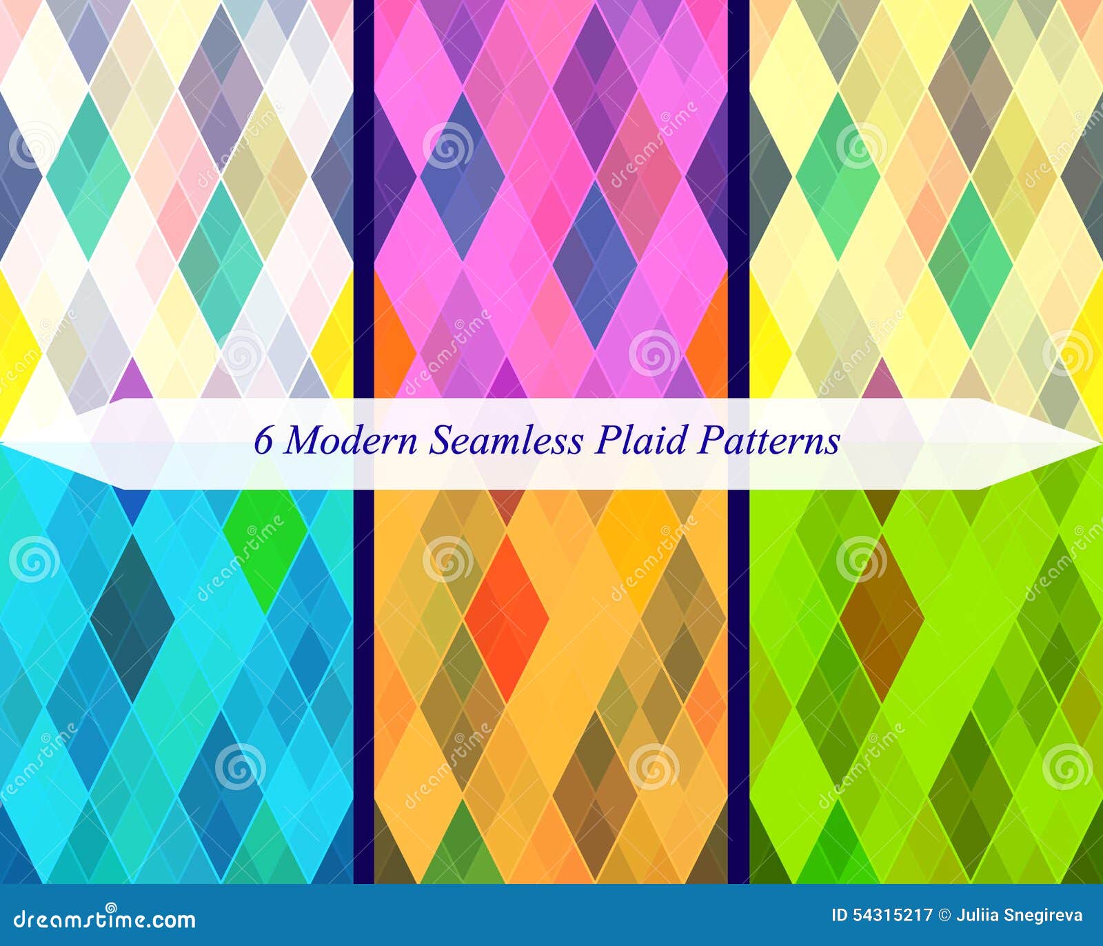 Set Of Plaid Patterns, Tartan,seamless,Vector Illustrations ...
