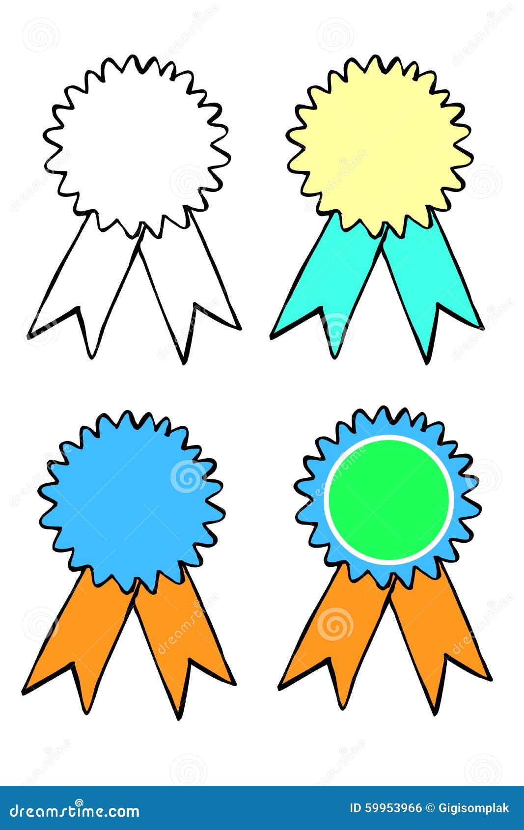 Set of Sketch Badges stock vector. Illustration of competition - 59953966
