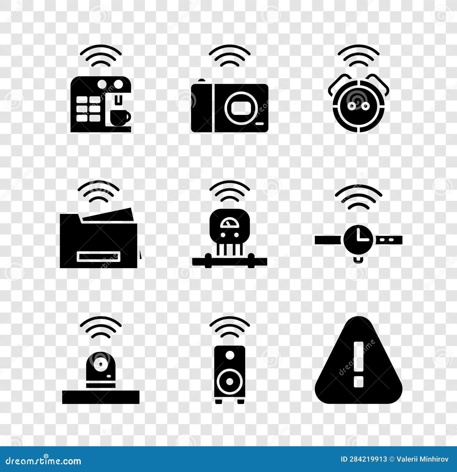 Set Smart Coffee Machine, Photo Camera, Robot Vacuum Cleaner, Security ...