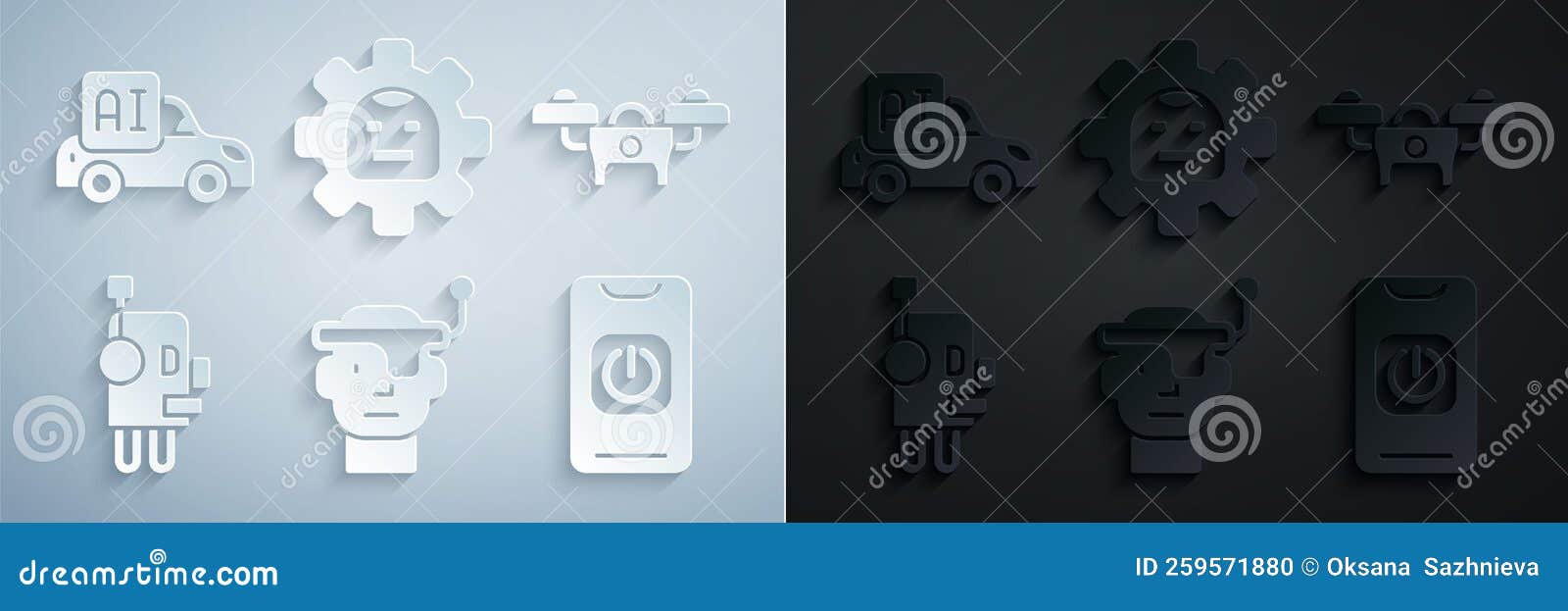 Set Smart Glasses, Drone, Robot, Turn Off Robot from Phone, and ...