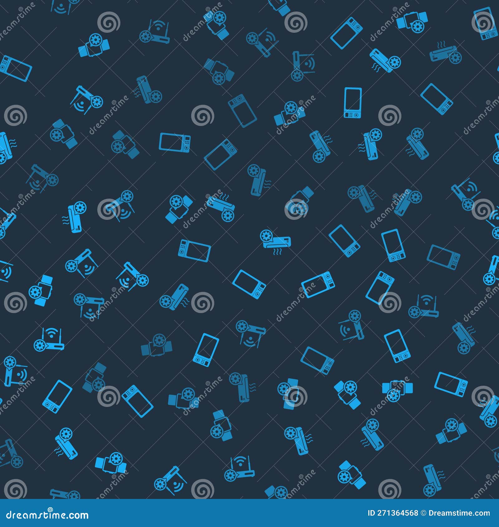 Set Smartwatch Setting, Microwave Oven, Air Conditioner and Router and ...