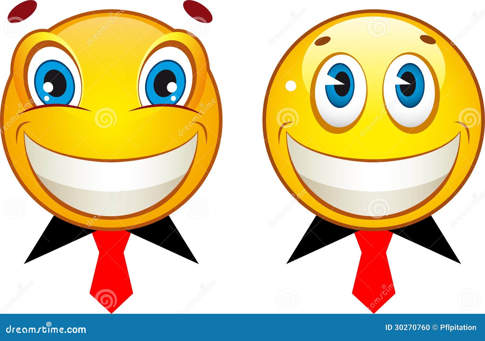 Smiley icons stock vector. Illustration of head, clerk - 30270760